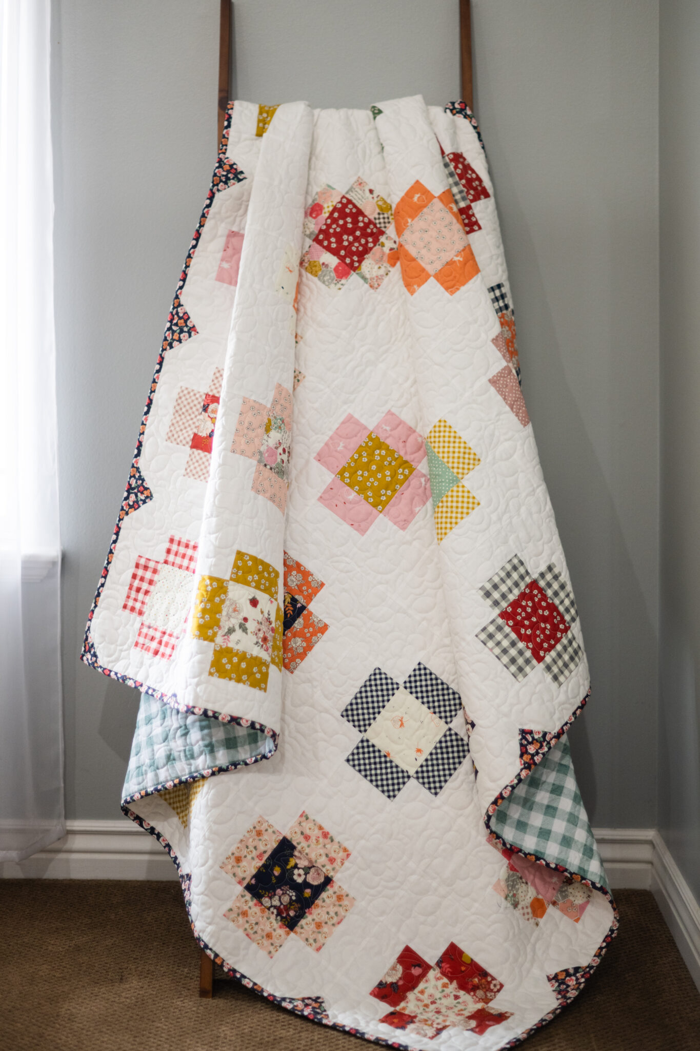 Criss Cross Dance Quilt with BloomBerry