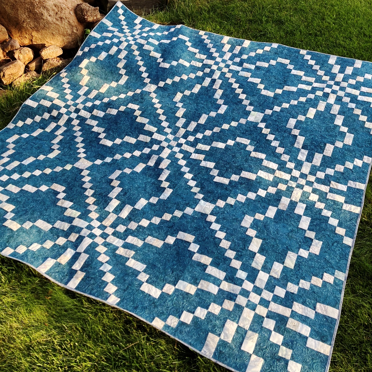 Braided Irish Chain featuring Expression Batiks