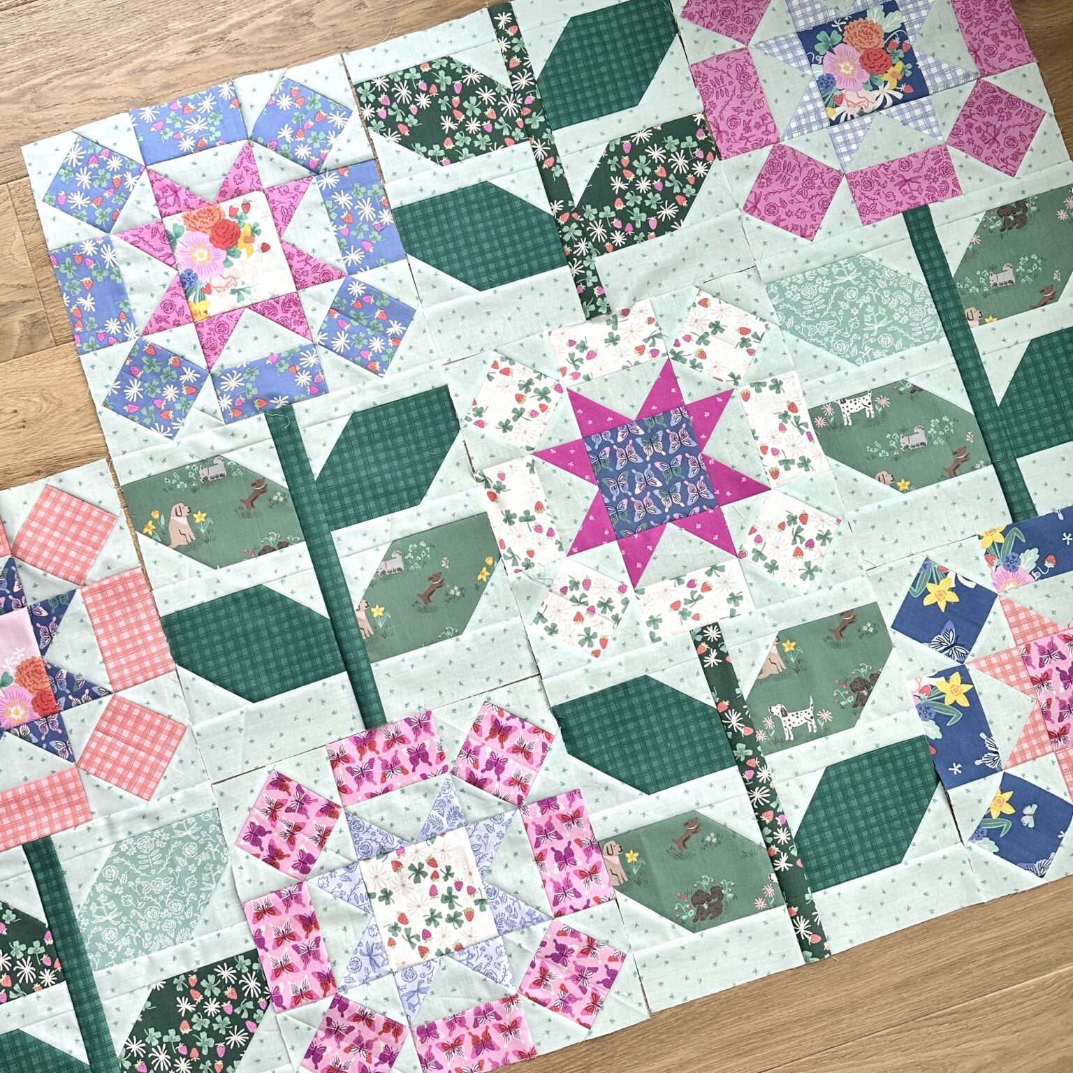 Wildflower Mix Quilt with Chloe