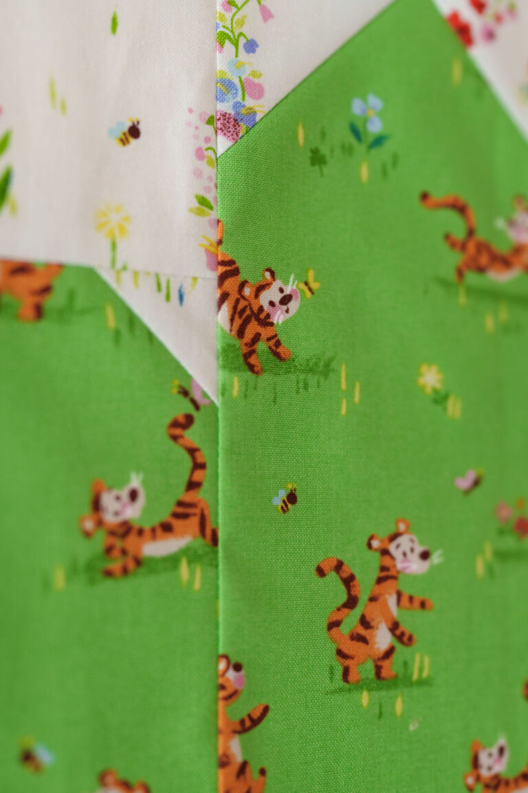 Fall Leaves Quilt with 100 Aker Woods