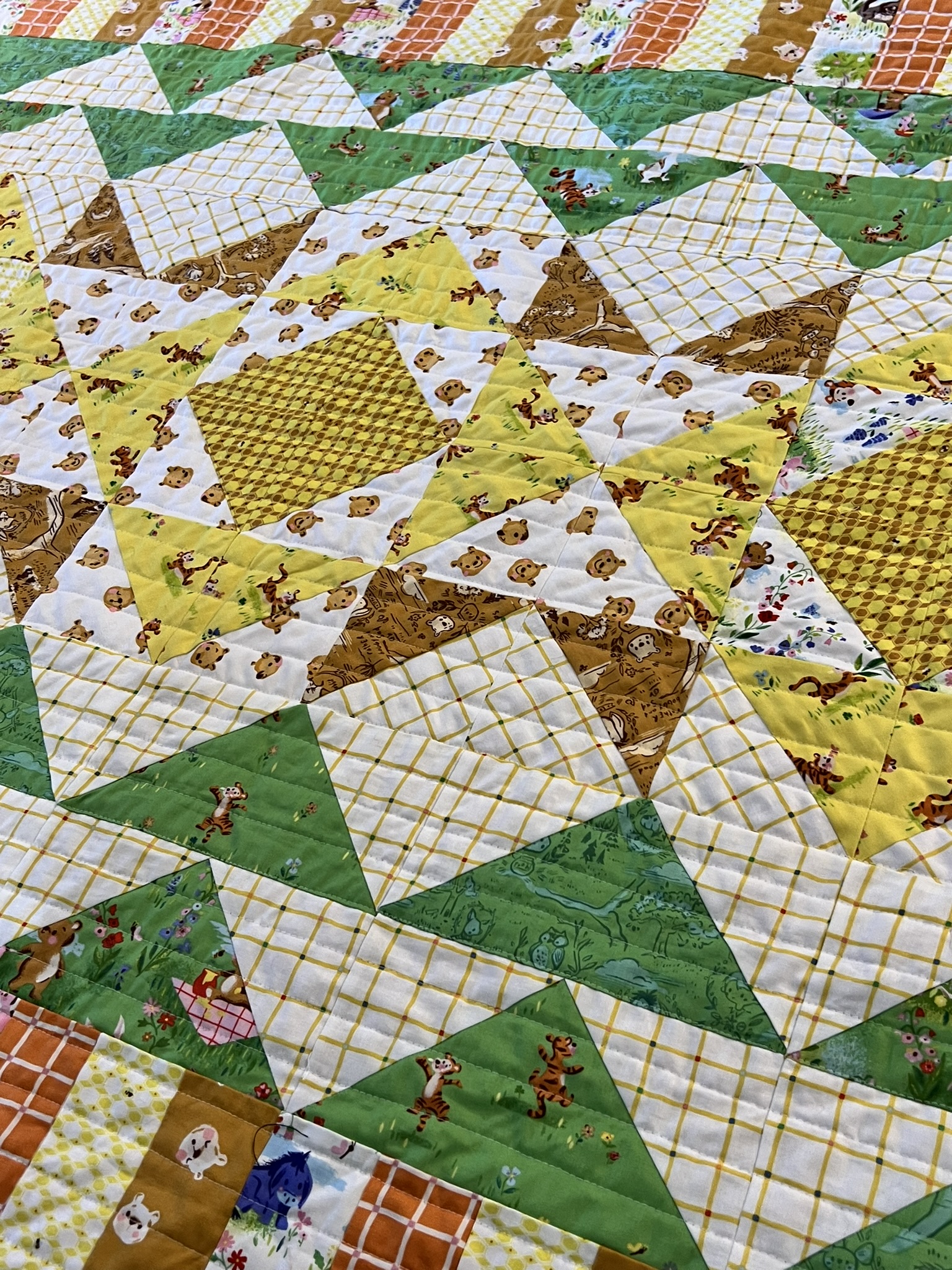 100 Aker Woods Baby Quilt