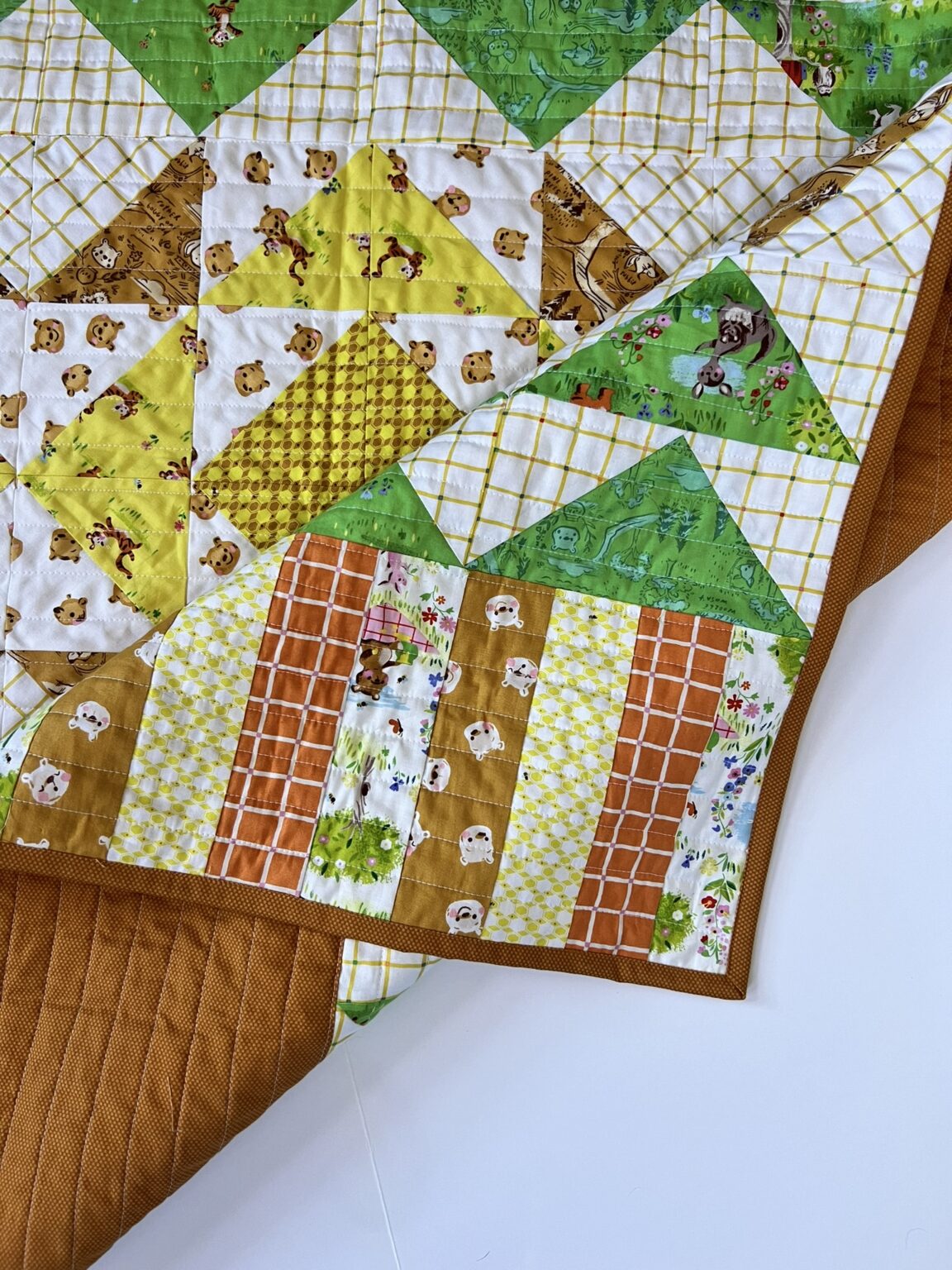 100 Aker Woods Baby Quilt