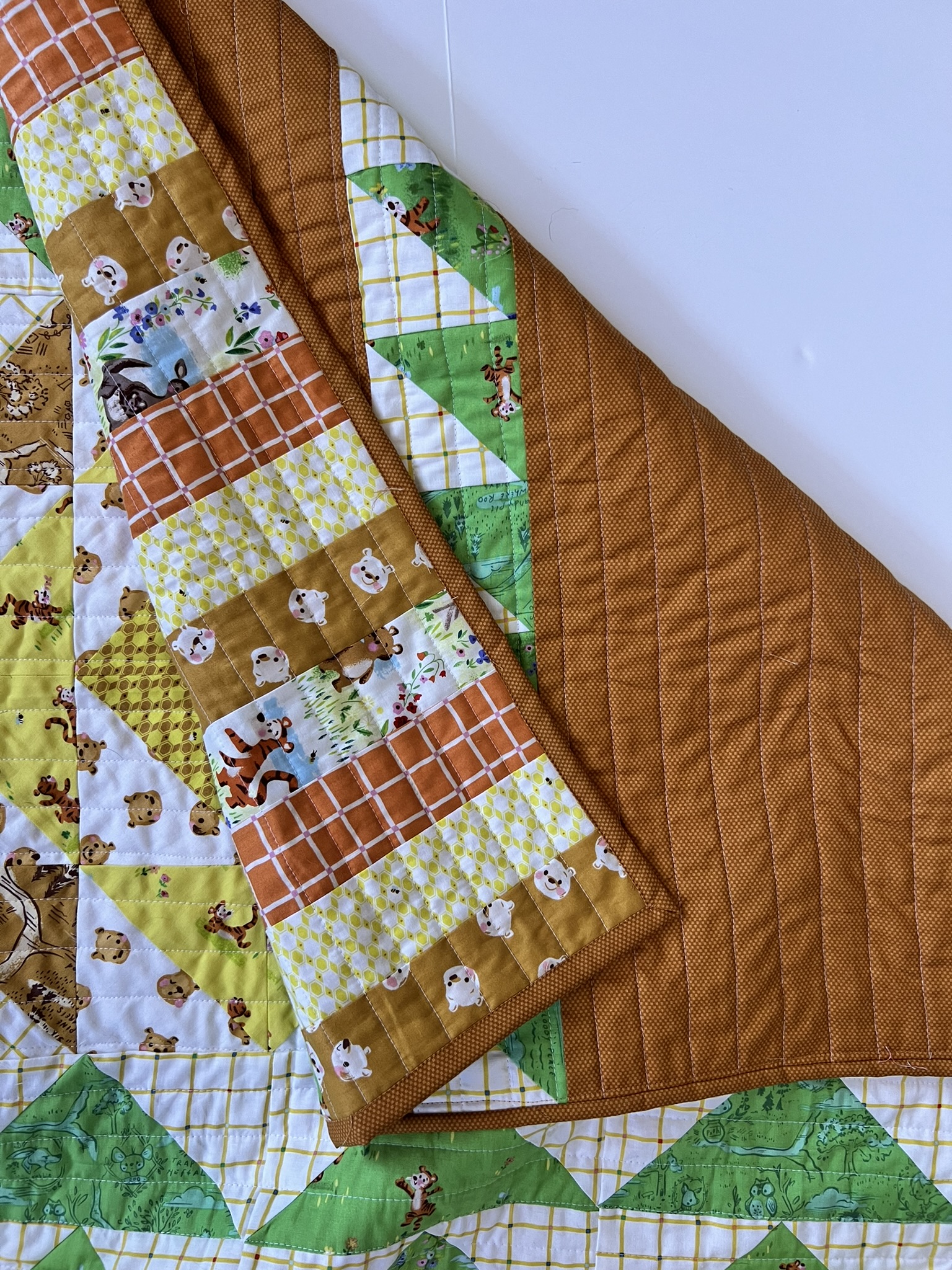 100 Aker Woods Baby Quilt