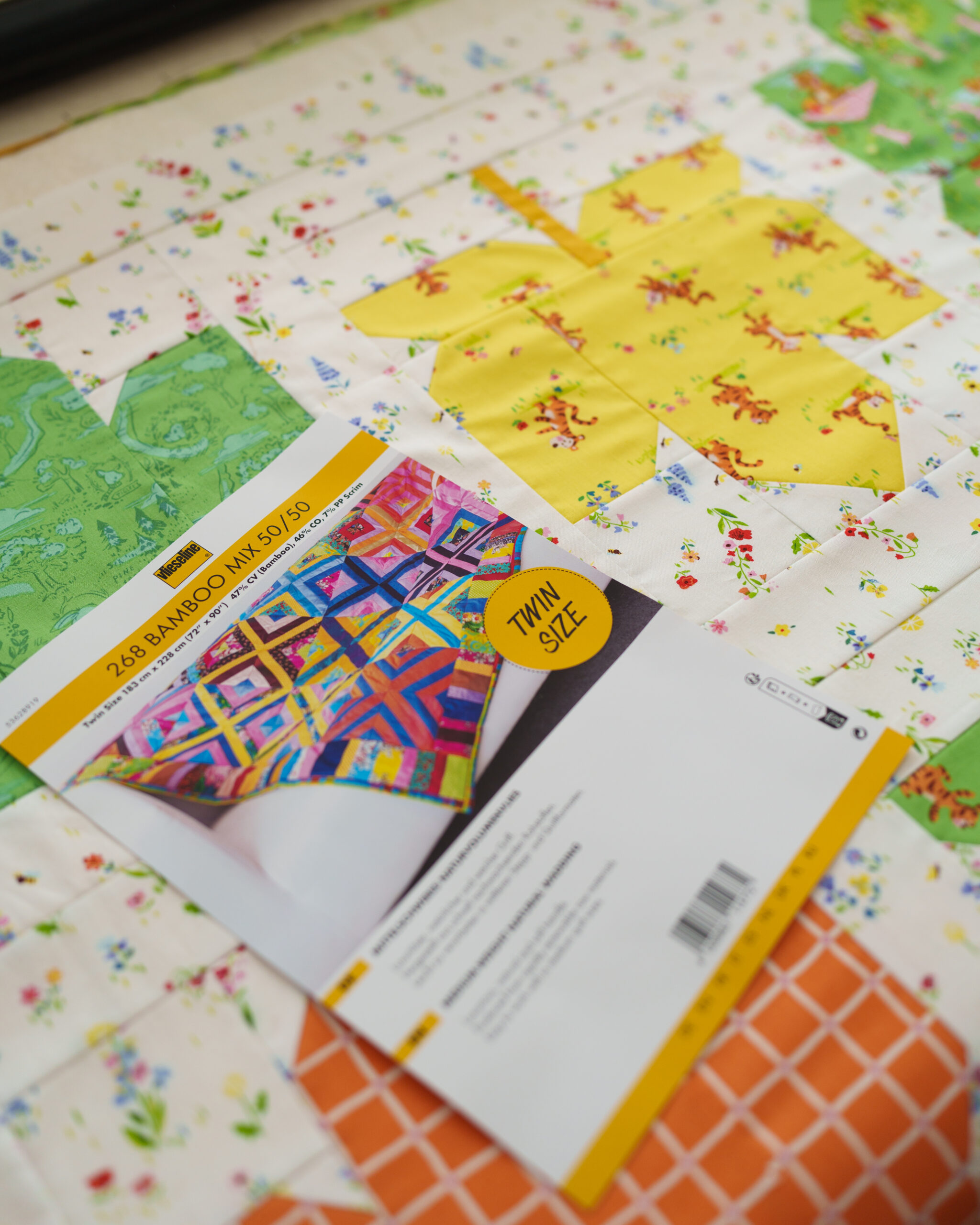 Fall Leaves Quilt with 100 Aker Woods