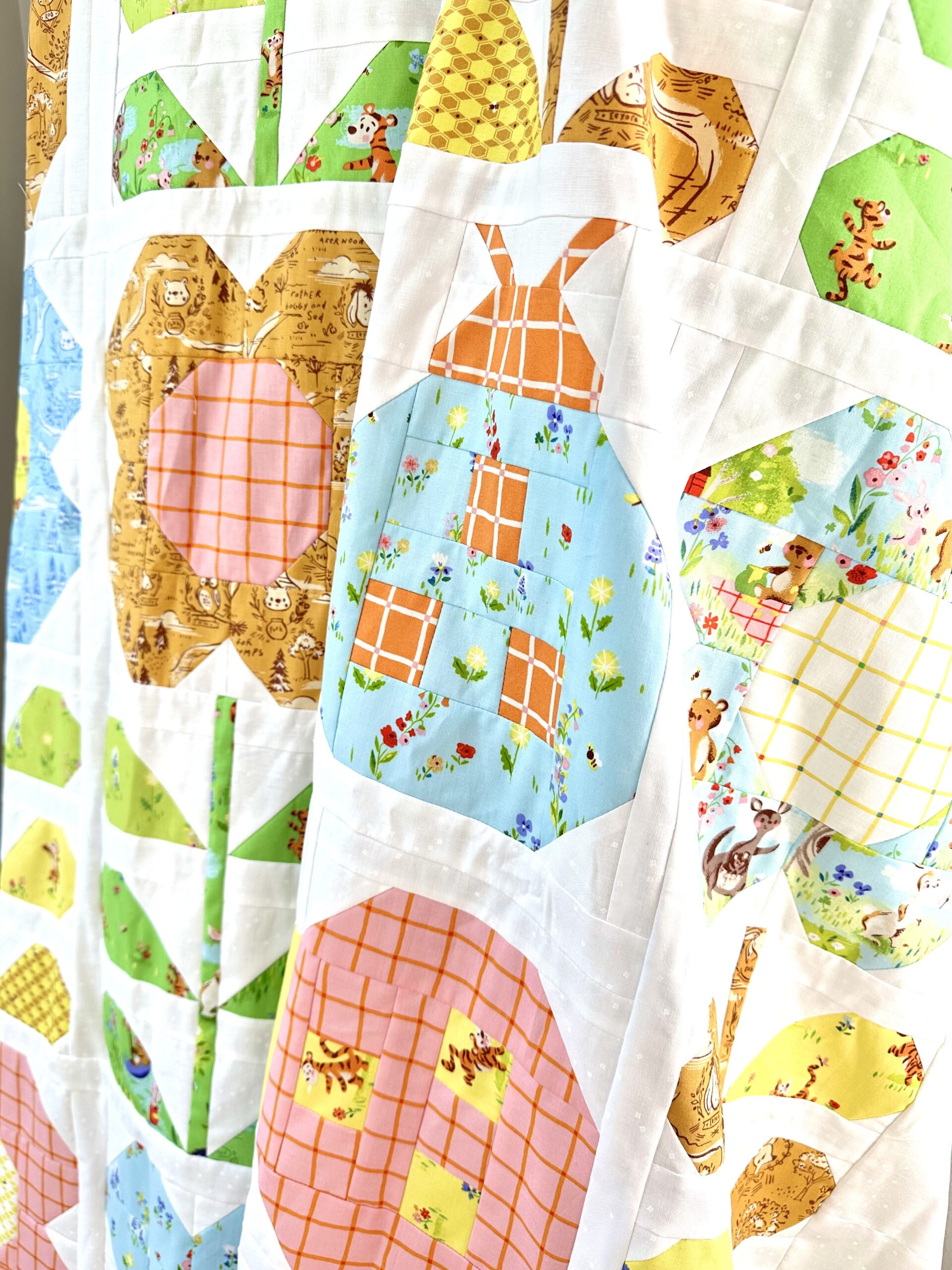 The Hello Spring Quilt with 100 Aker Woods