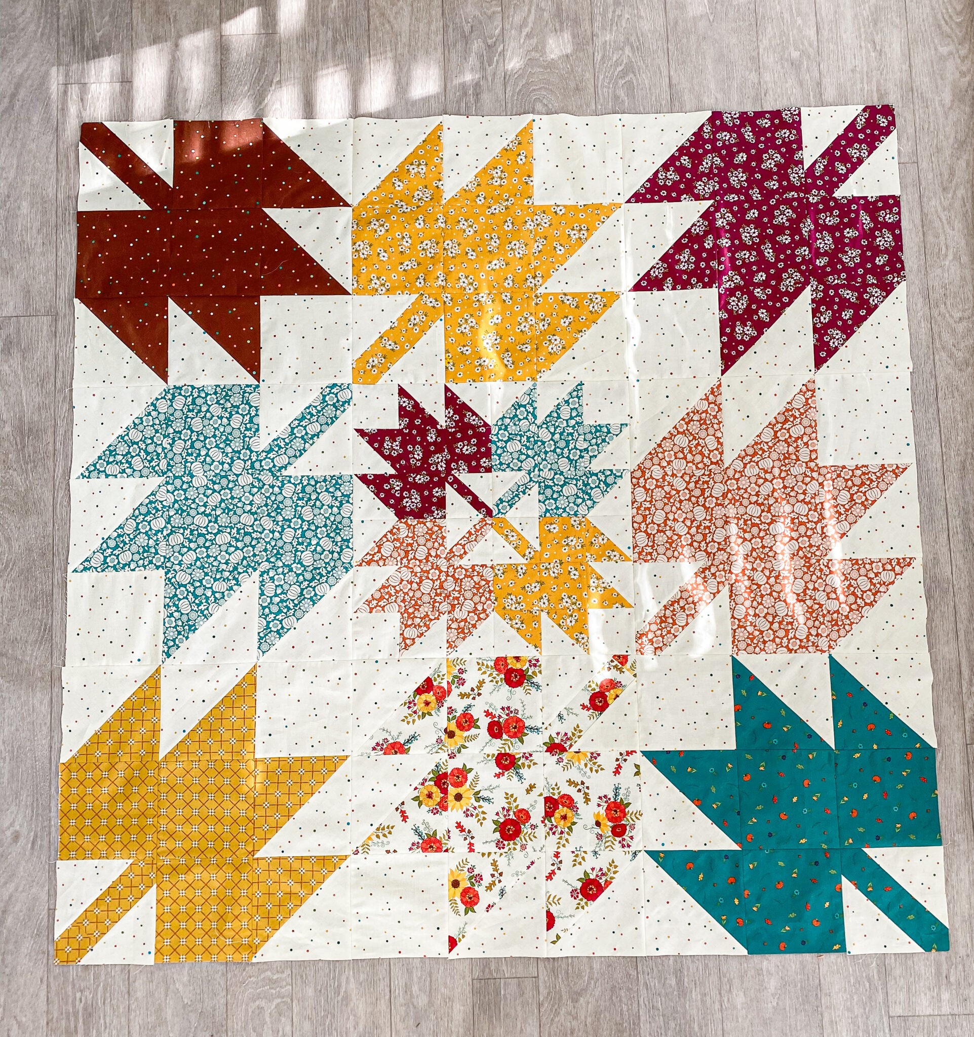 Autumn Afternoon and a Maple Leaf Quilt Tutorial