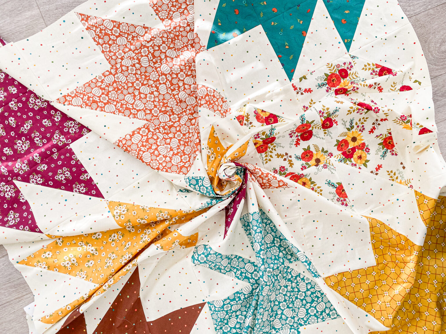 Autumn Afternoon and a Maple Leaf Quilt Tutorial