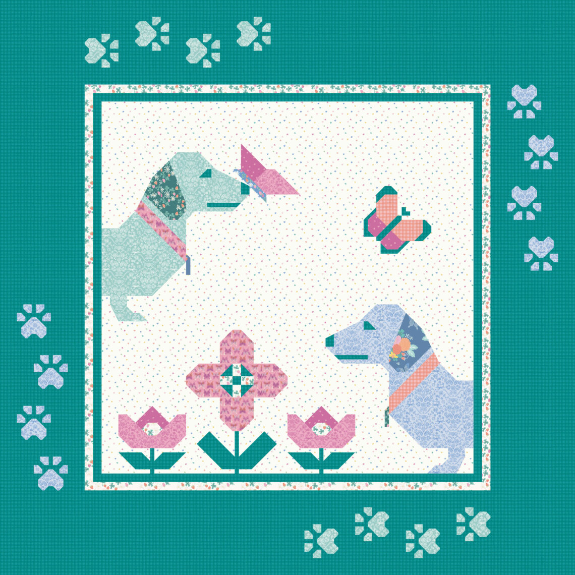 Chloe - Curious Pups Pillows & an Impromptu Quilt