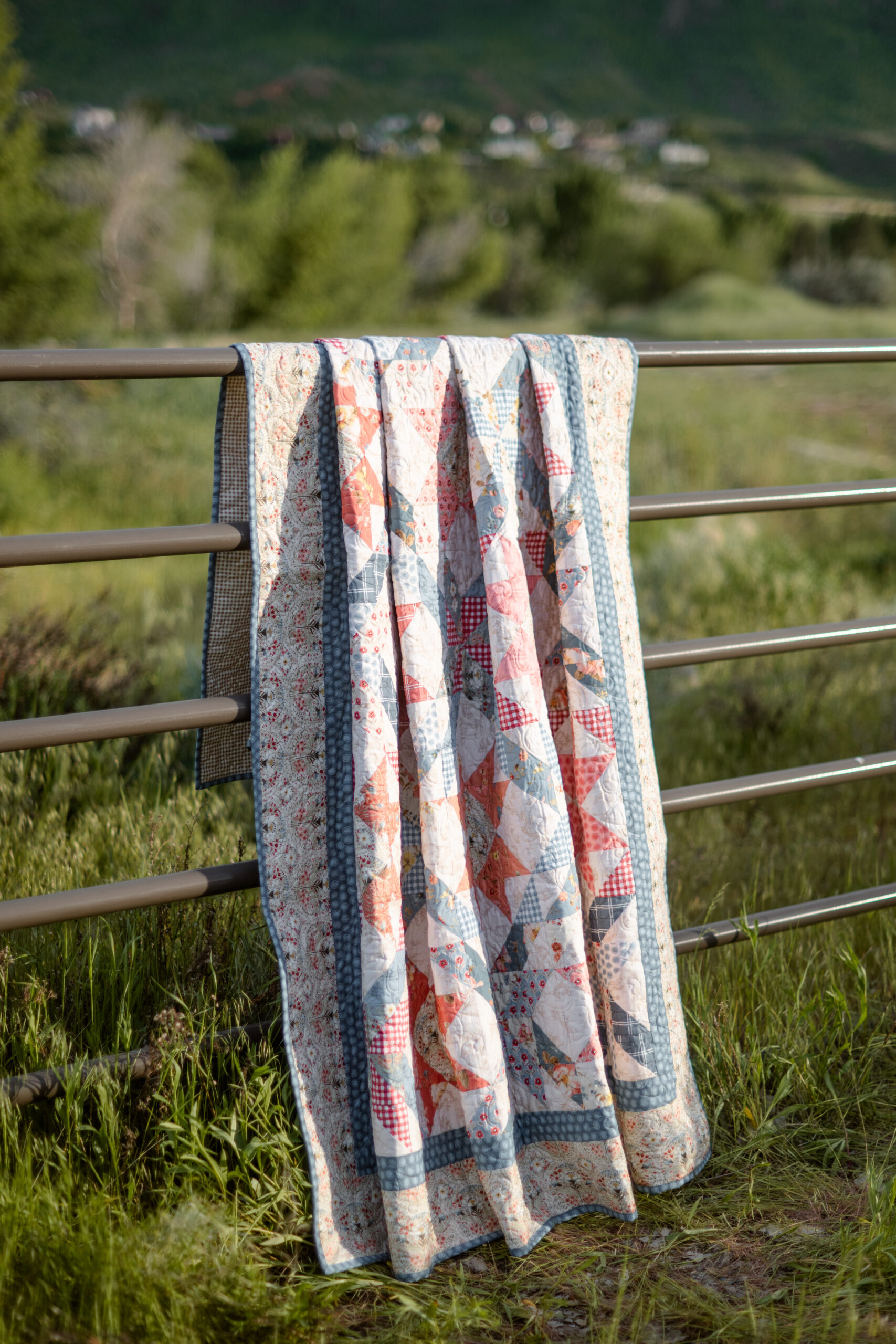 Shine On Quilt with Countryside