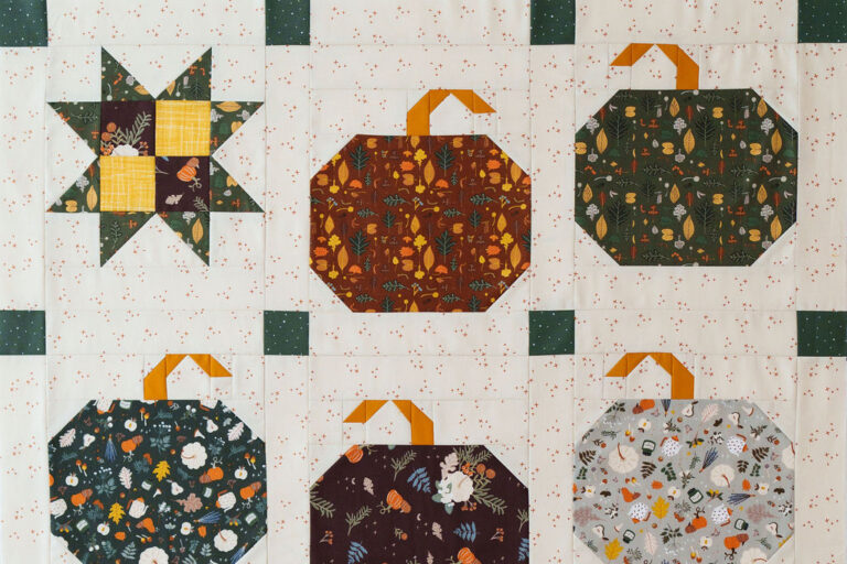 Make a Patchy Pumpkins Farm Quilt with Pumpkin Spice