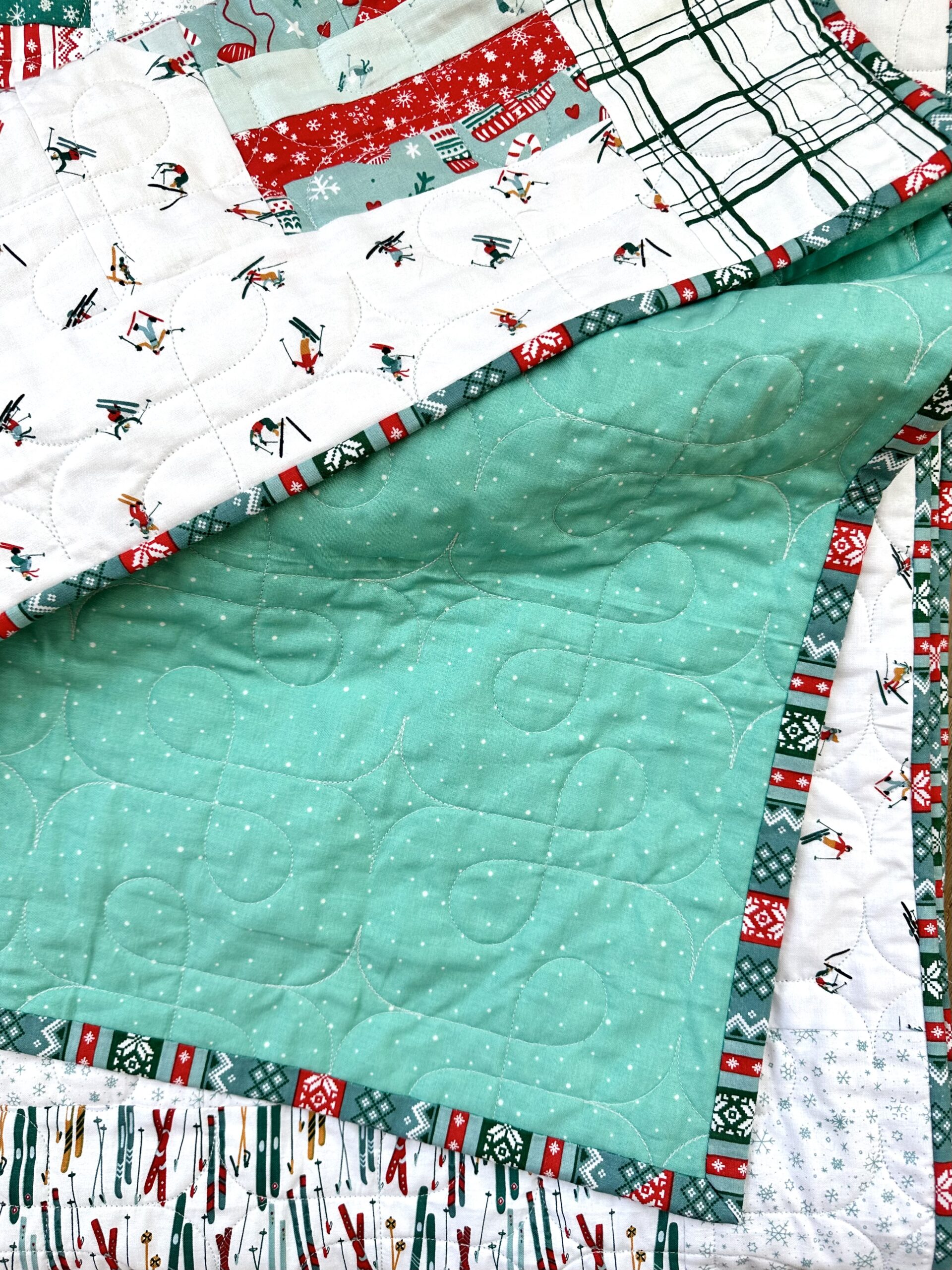 The Cold Front Quilt with Ski Hill