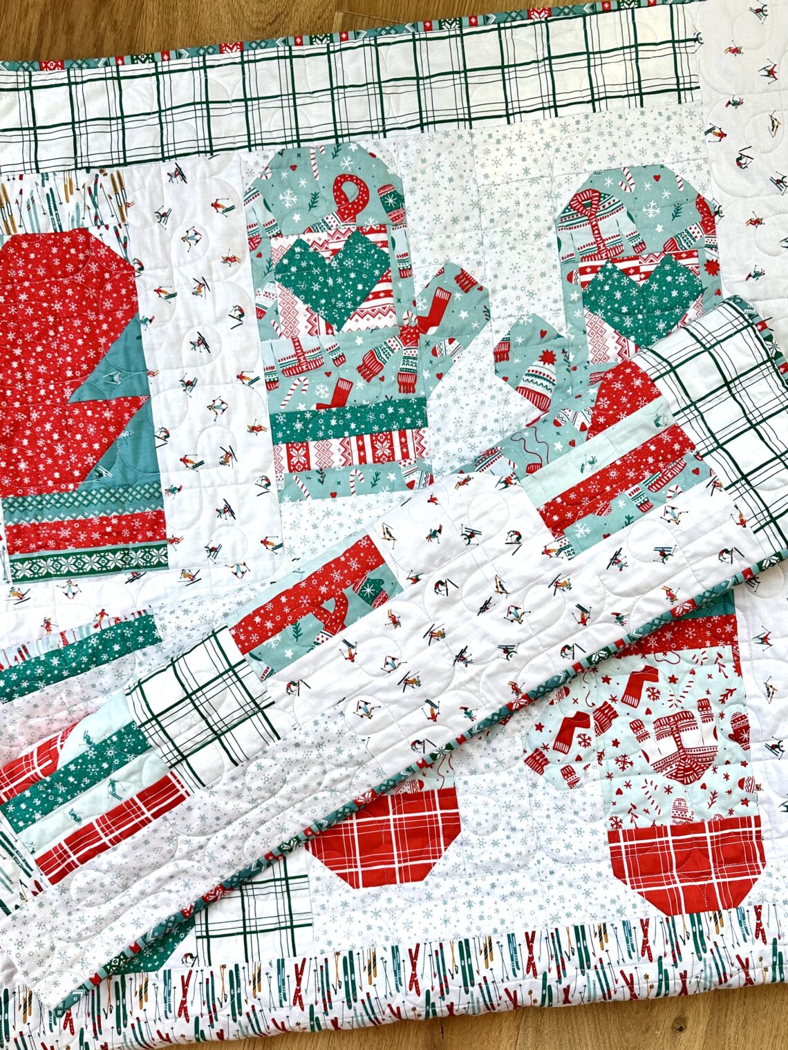 The Cold Front Quilt with Ski Hill