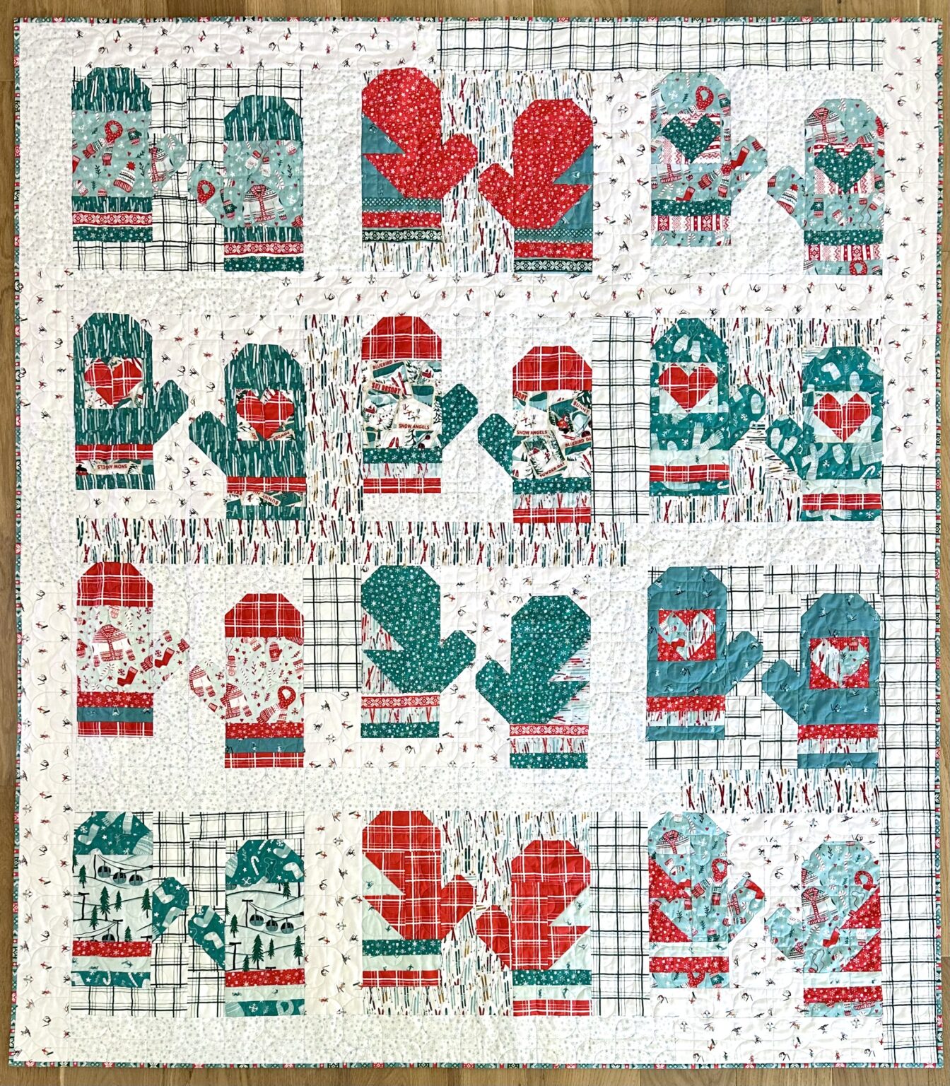 The Cold Front Quilt with Ski Hill