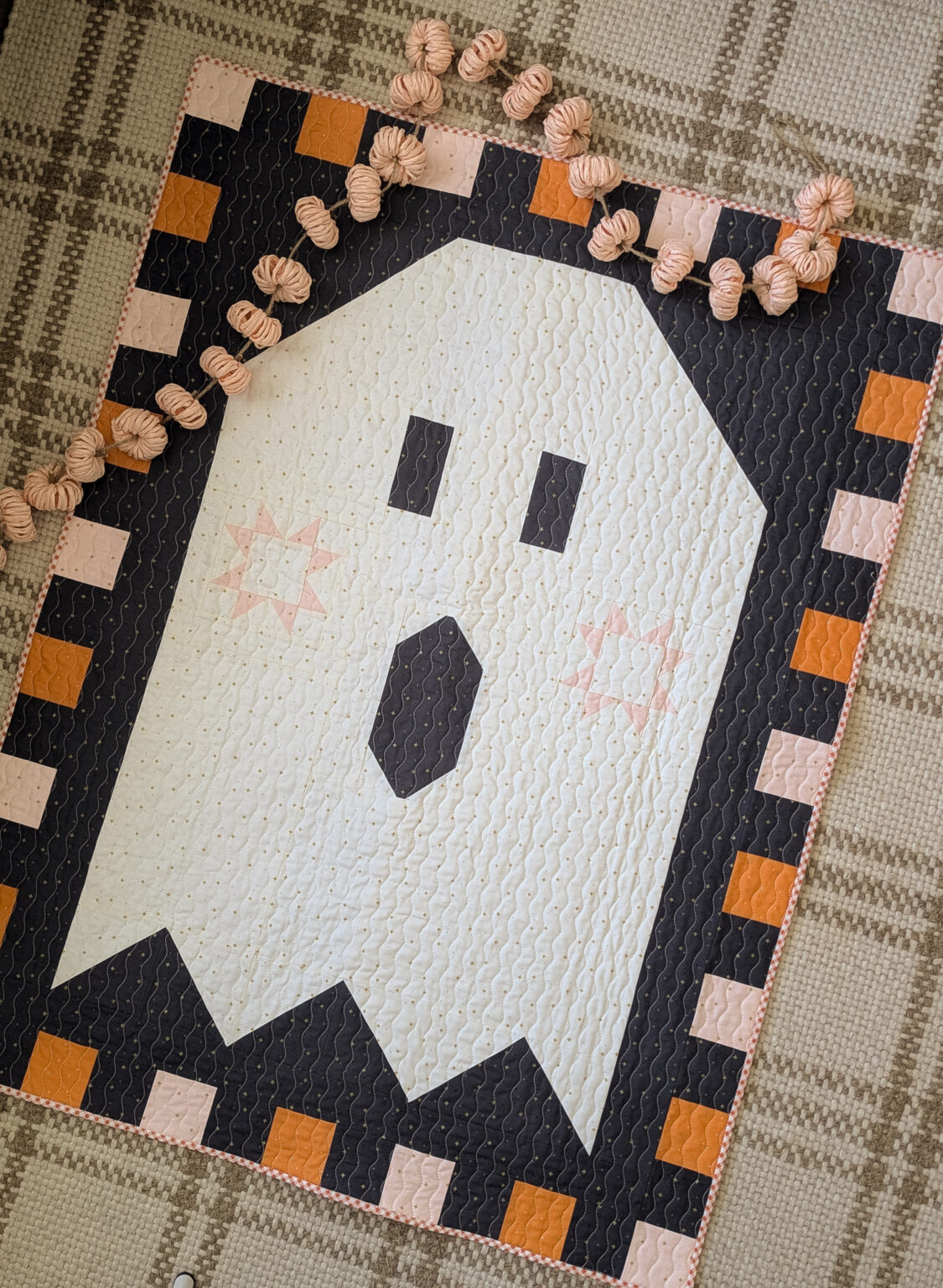 Cheeky Ghost Quilt with Sparkler Fabrics