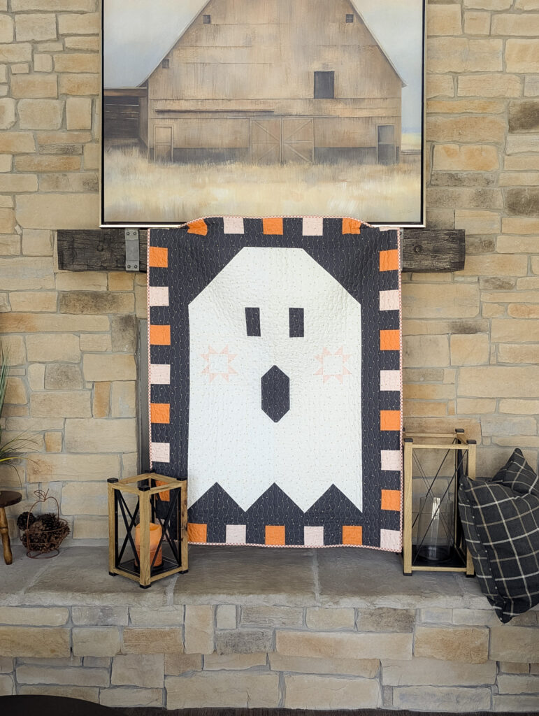 Cheeky Ghost Quilt with Sparkler Fabrics