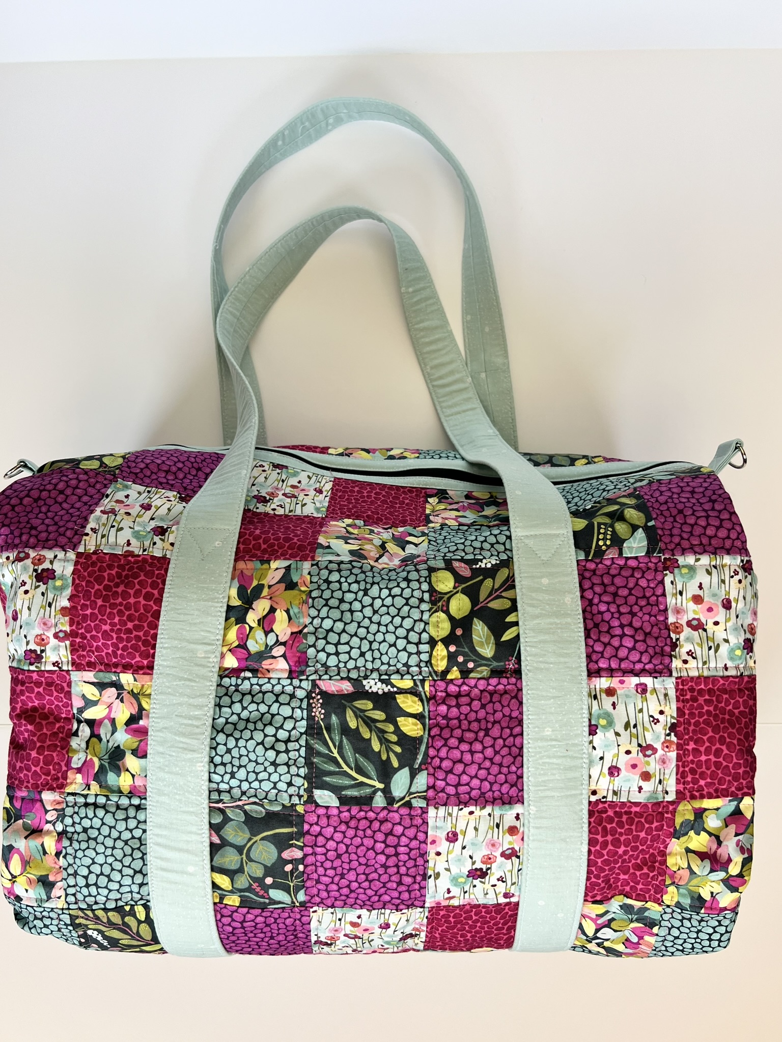 Fragrant Fields in the Patchwork Duffle Bag