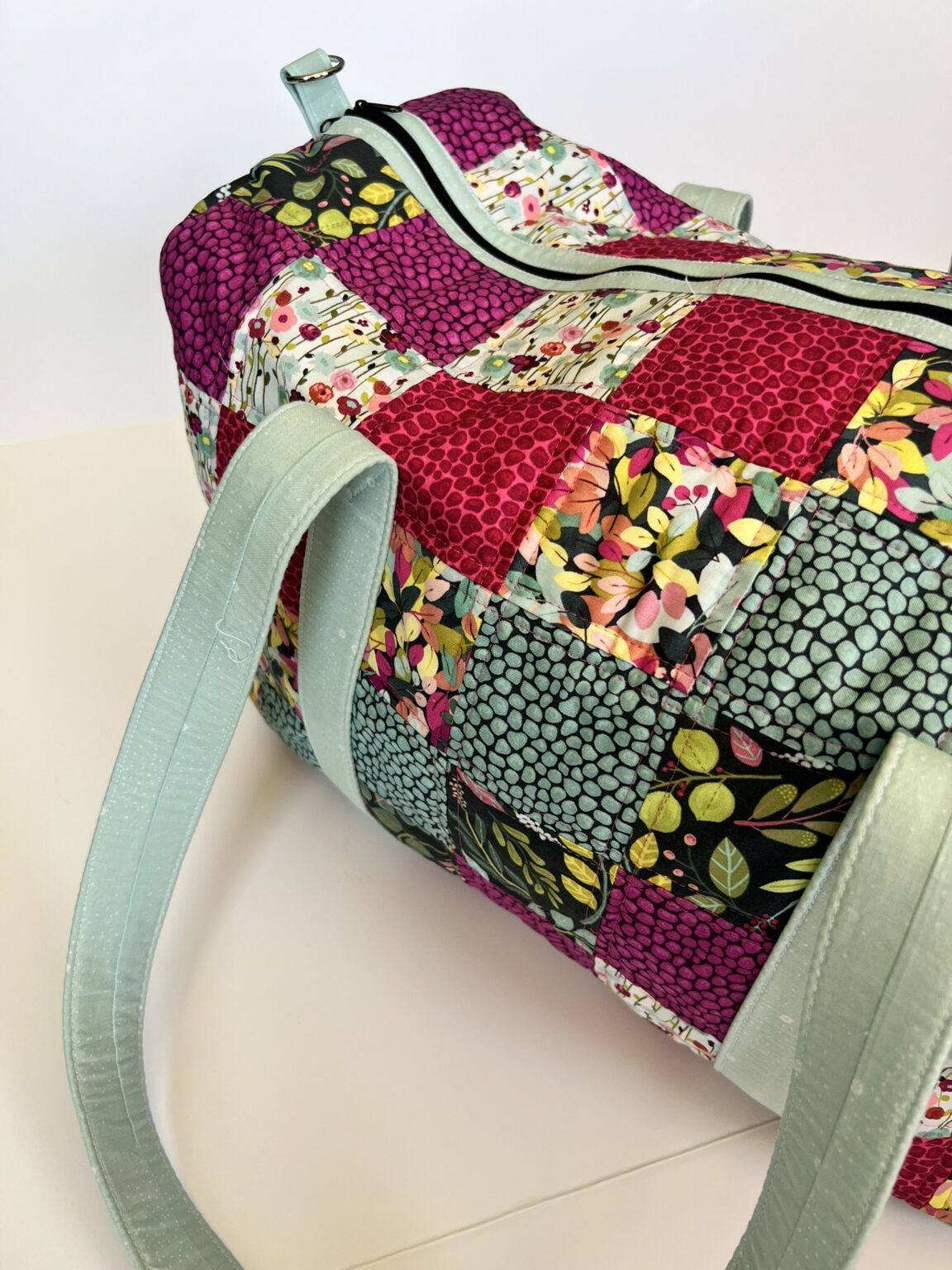 Fragrant Fields in the Patchwork Duffle Bag