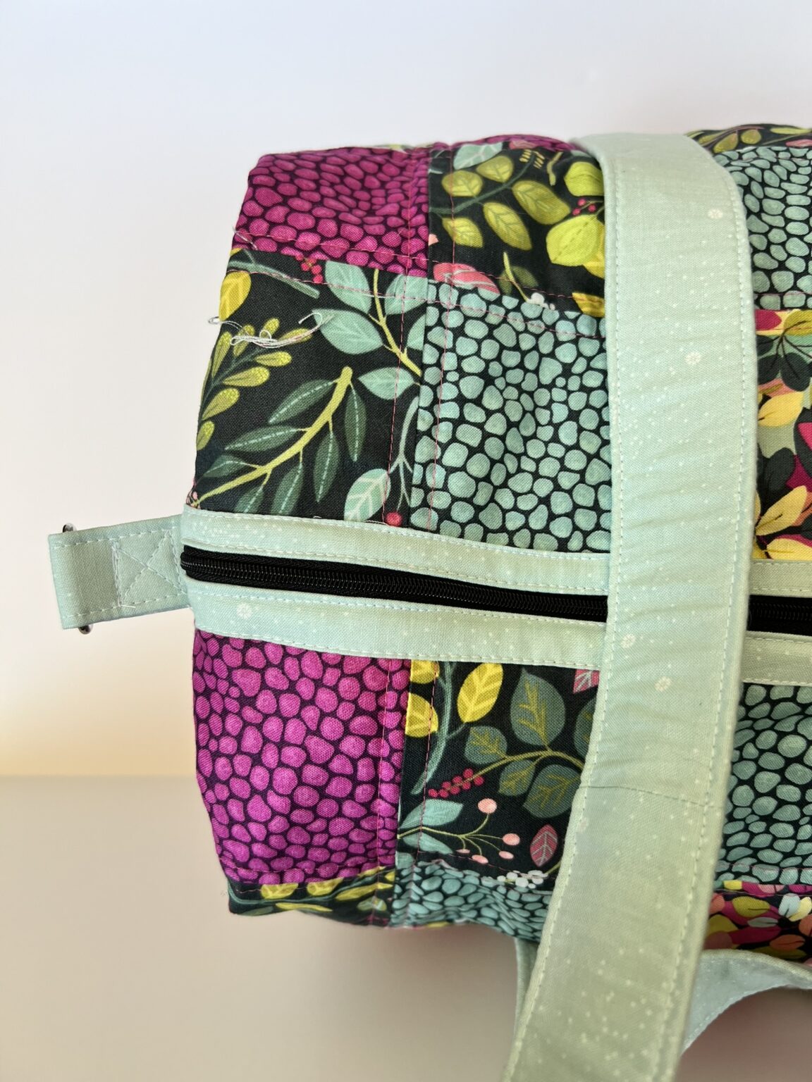 Fragrant Fields in the Patchwork Duffle Bag