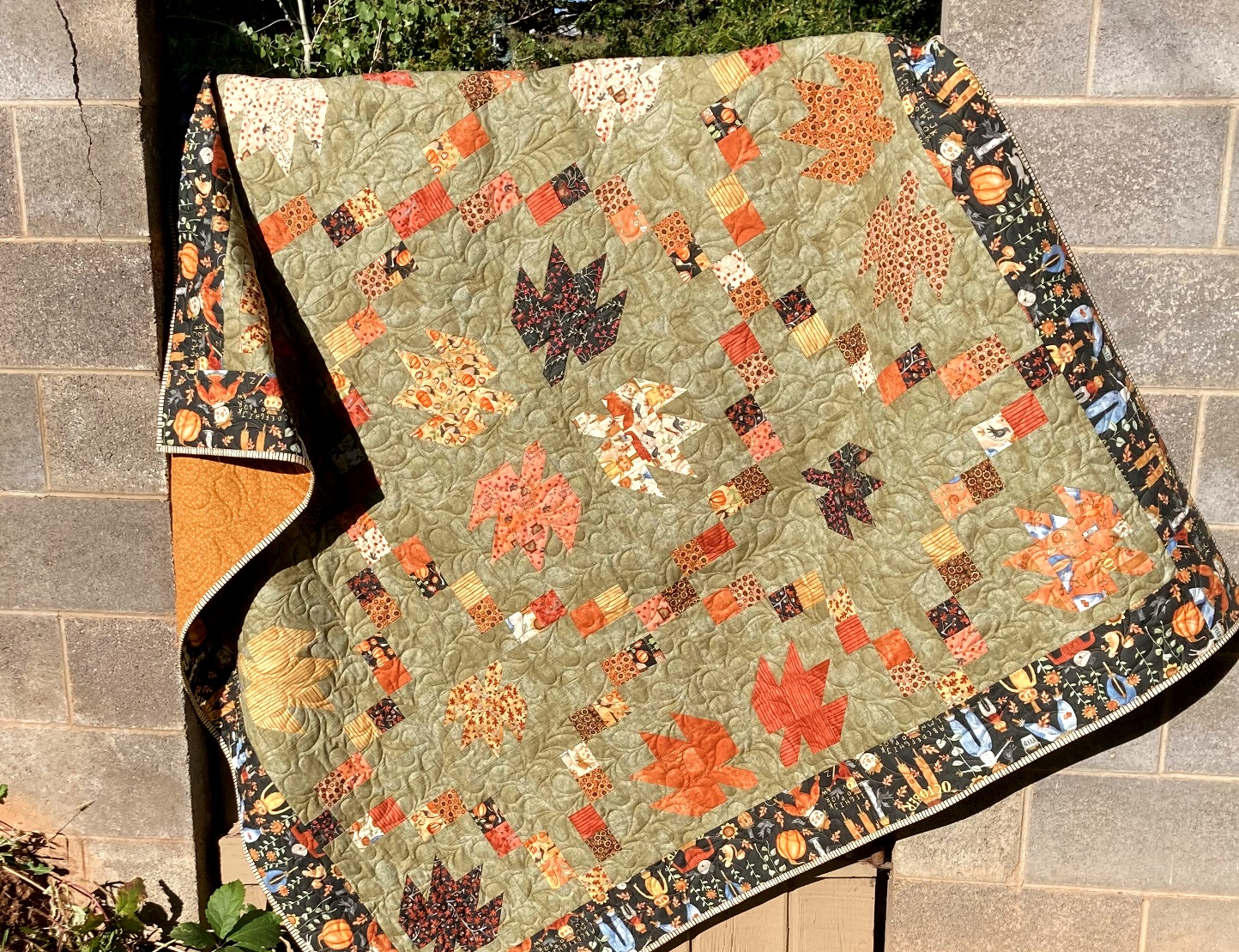 Swirling Leaves featuring Bittersweet Farms