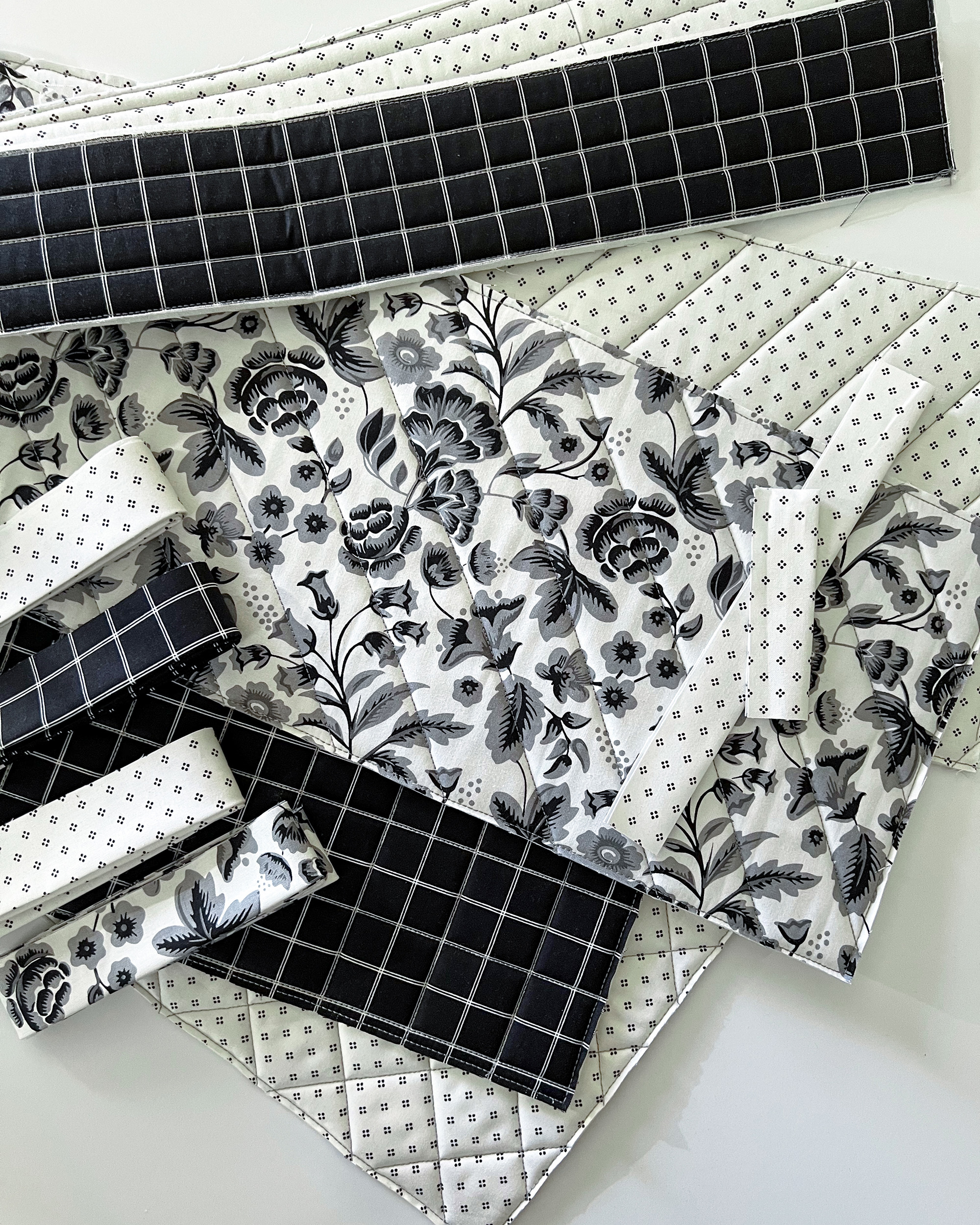 Midnight Meadow - Quilted Storage Boxes