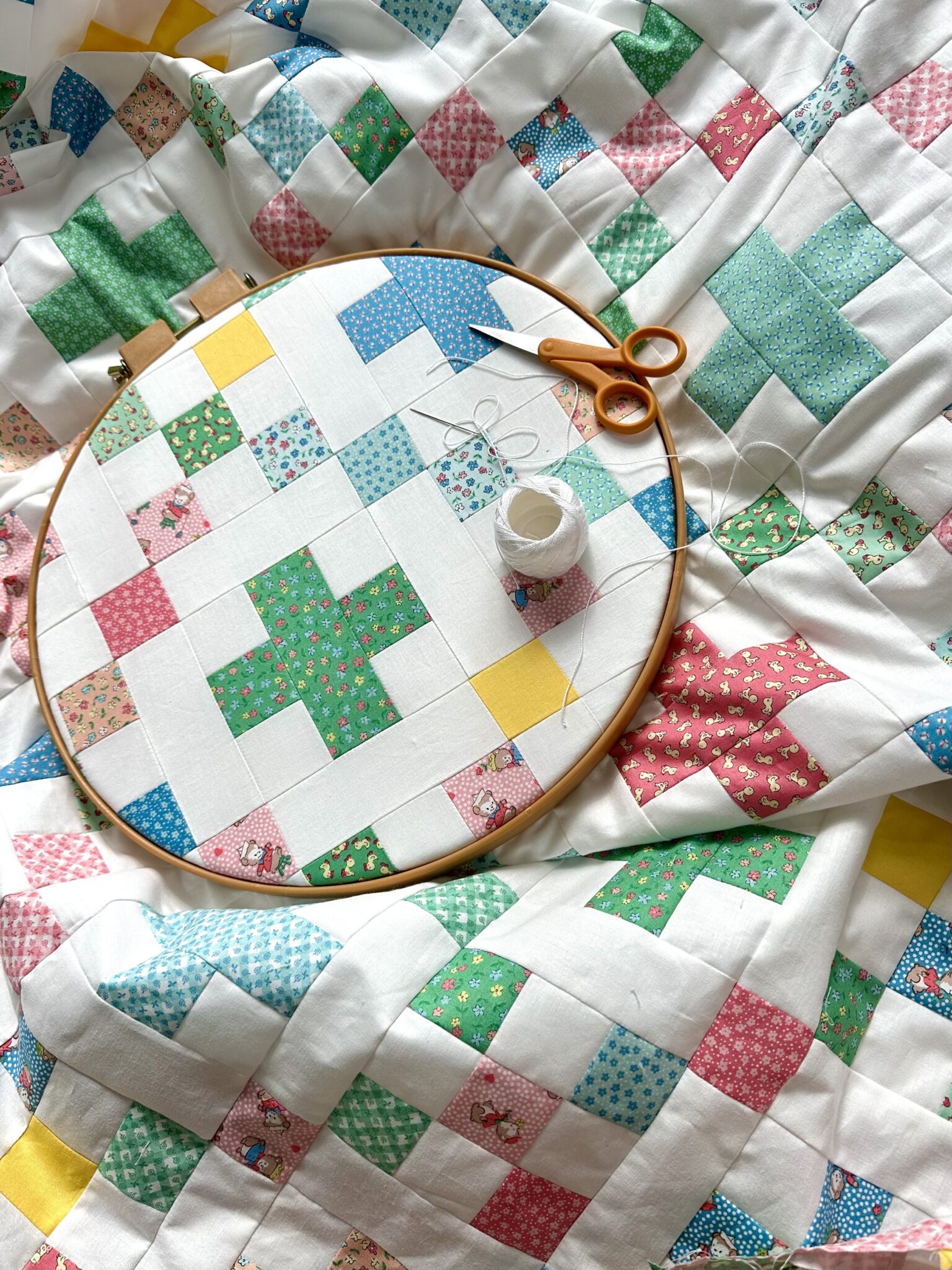 Playtime 30's Quilt- Blueberry Kisses Quilt
