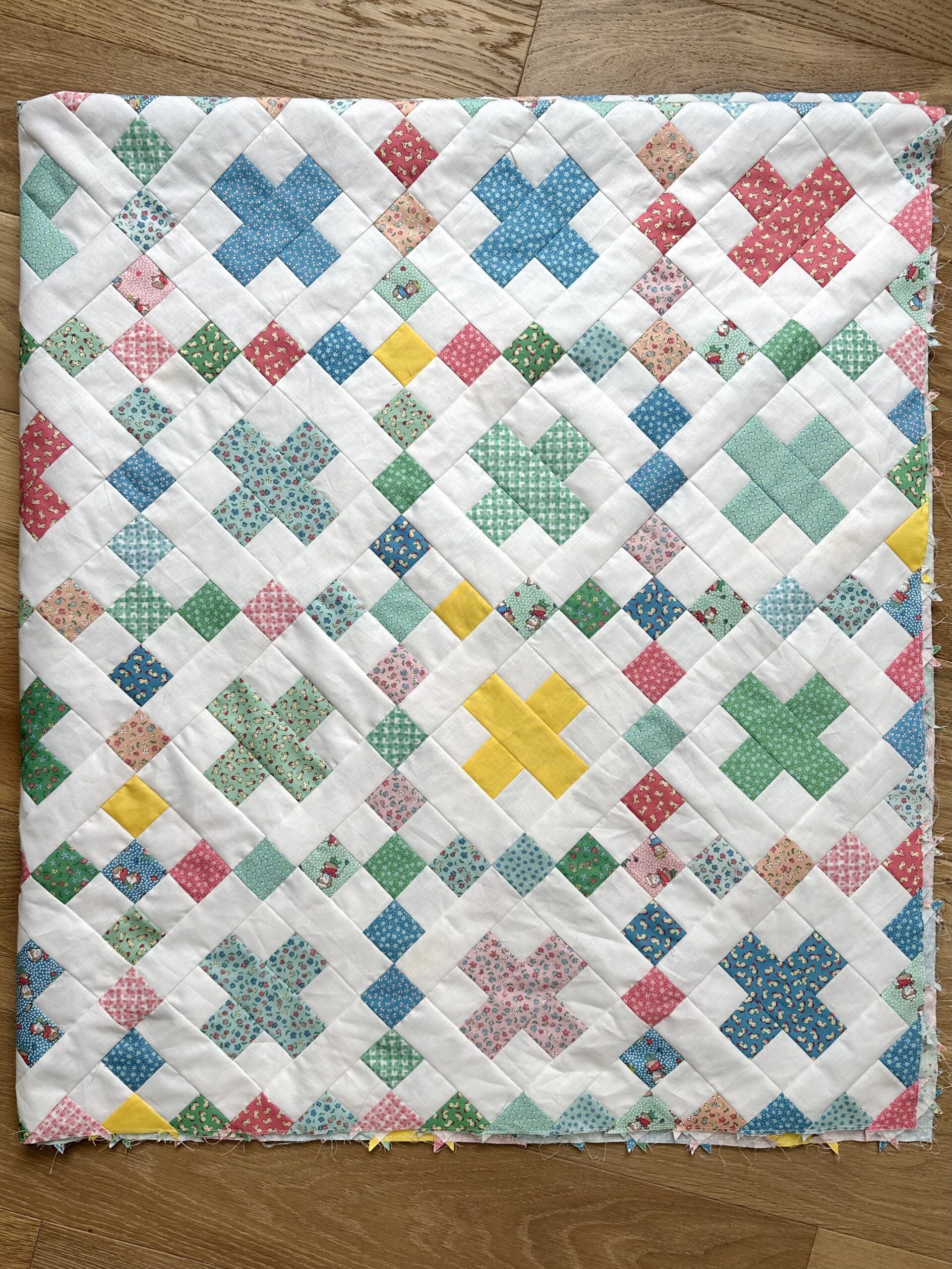 Playtime 30's Quilt- Blueberry Kisses Quilt