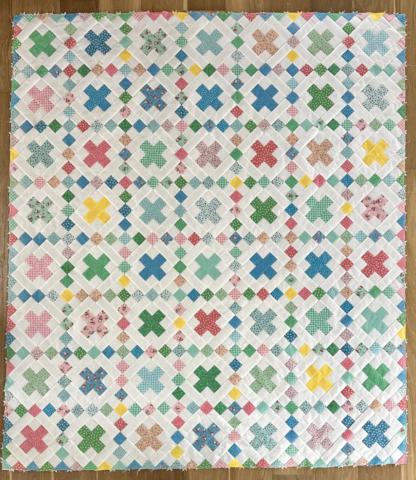 Playtime 30's Quilt- Blueberry Kisses Quilt