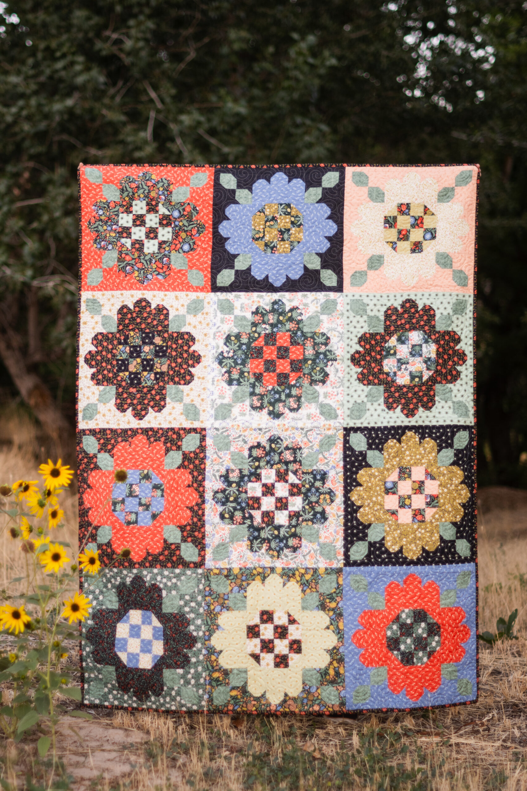 Zinnia Seeds Quilt