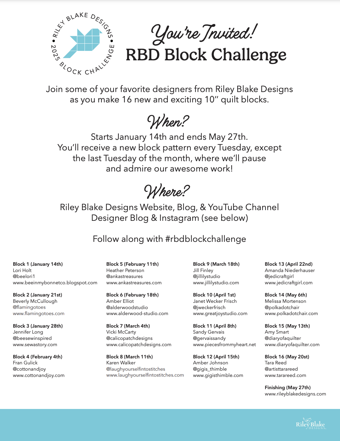 Announcing the 2025 RBD Block Challenge!