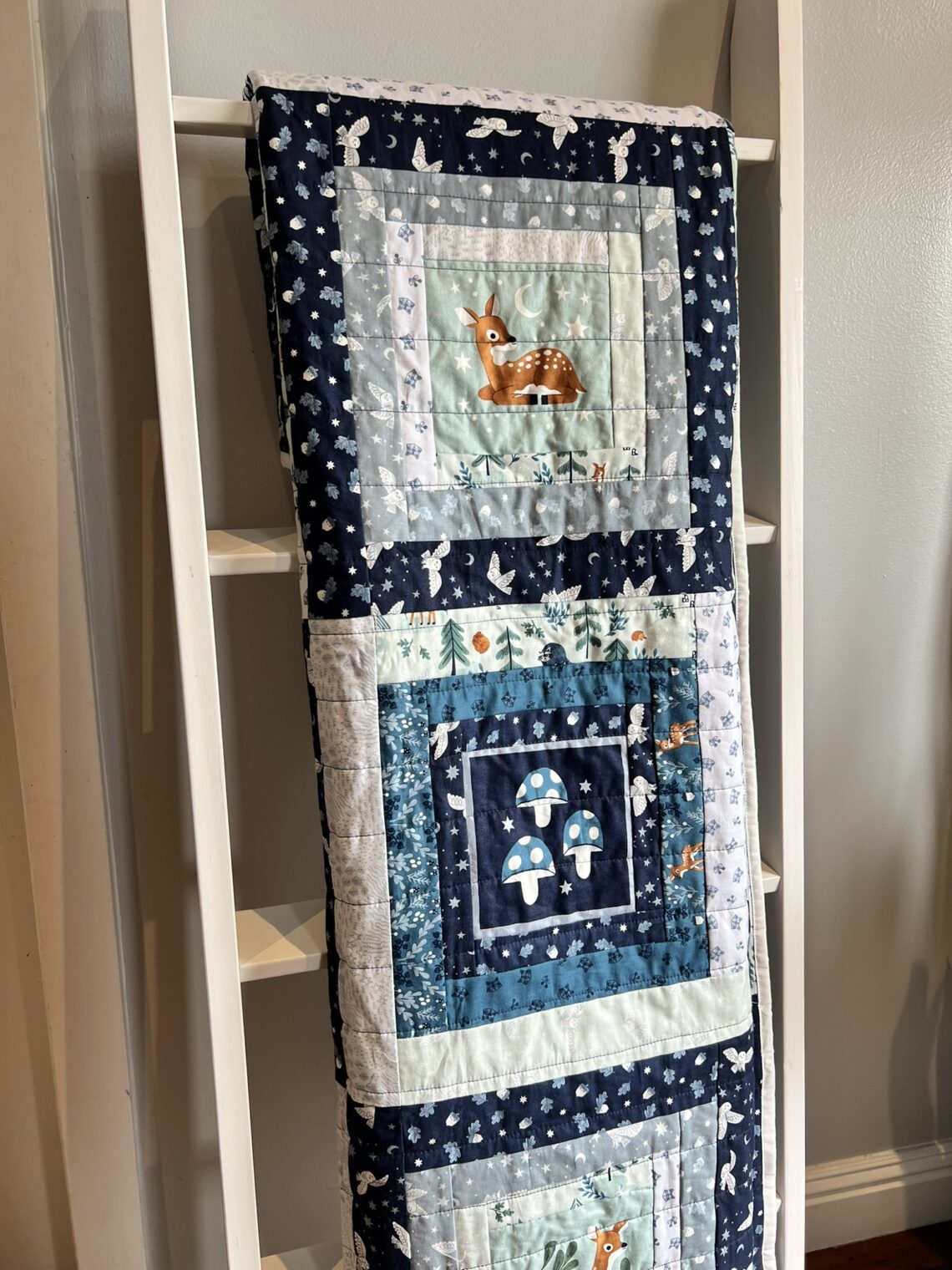 Twilight Creatures Log Cabin Quilt