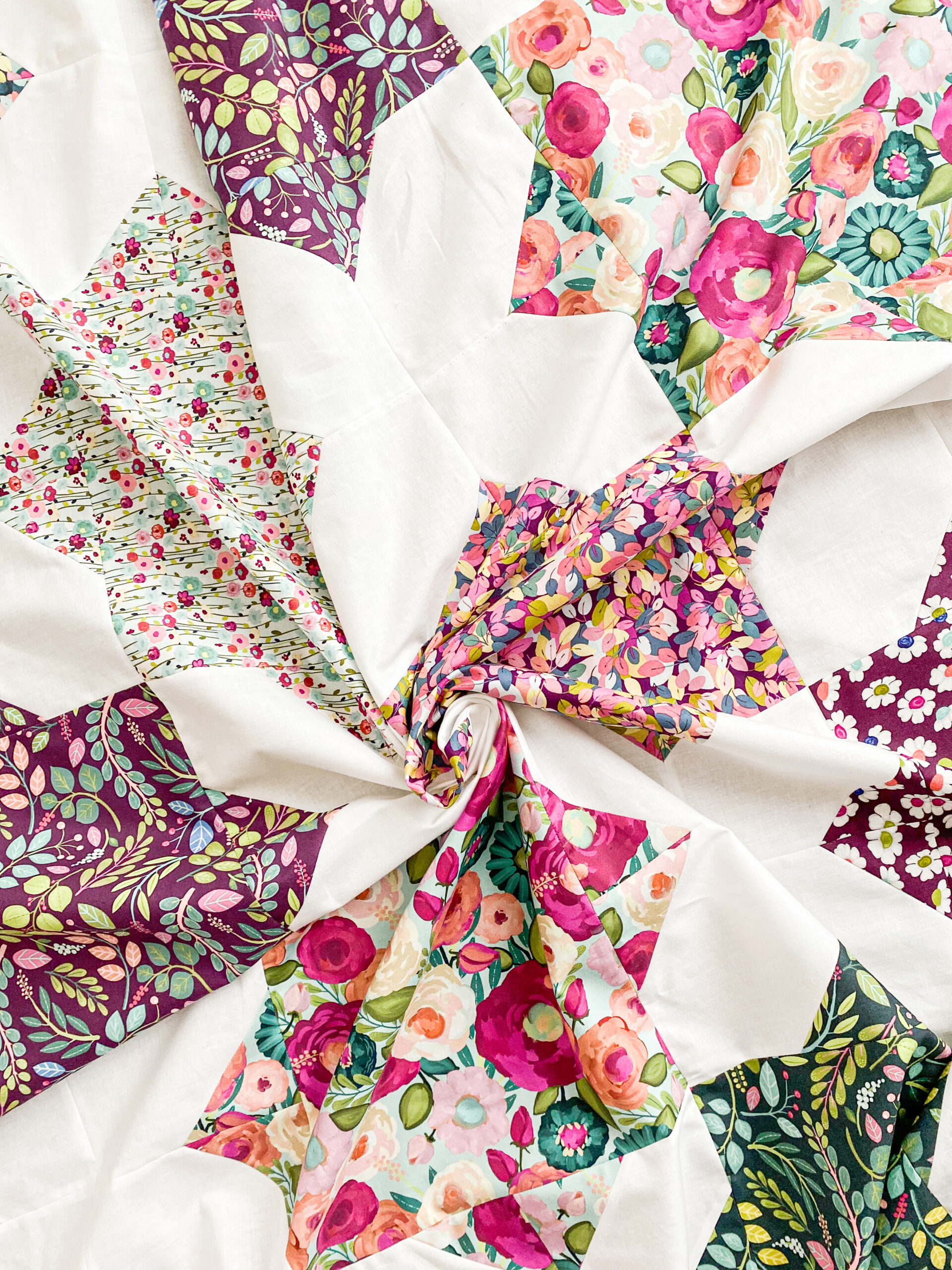 A Floored Quilt with Fragrant Fields