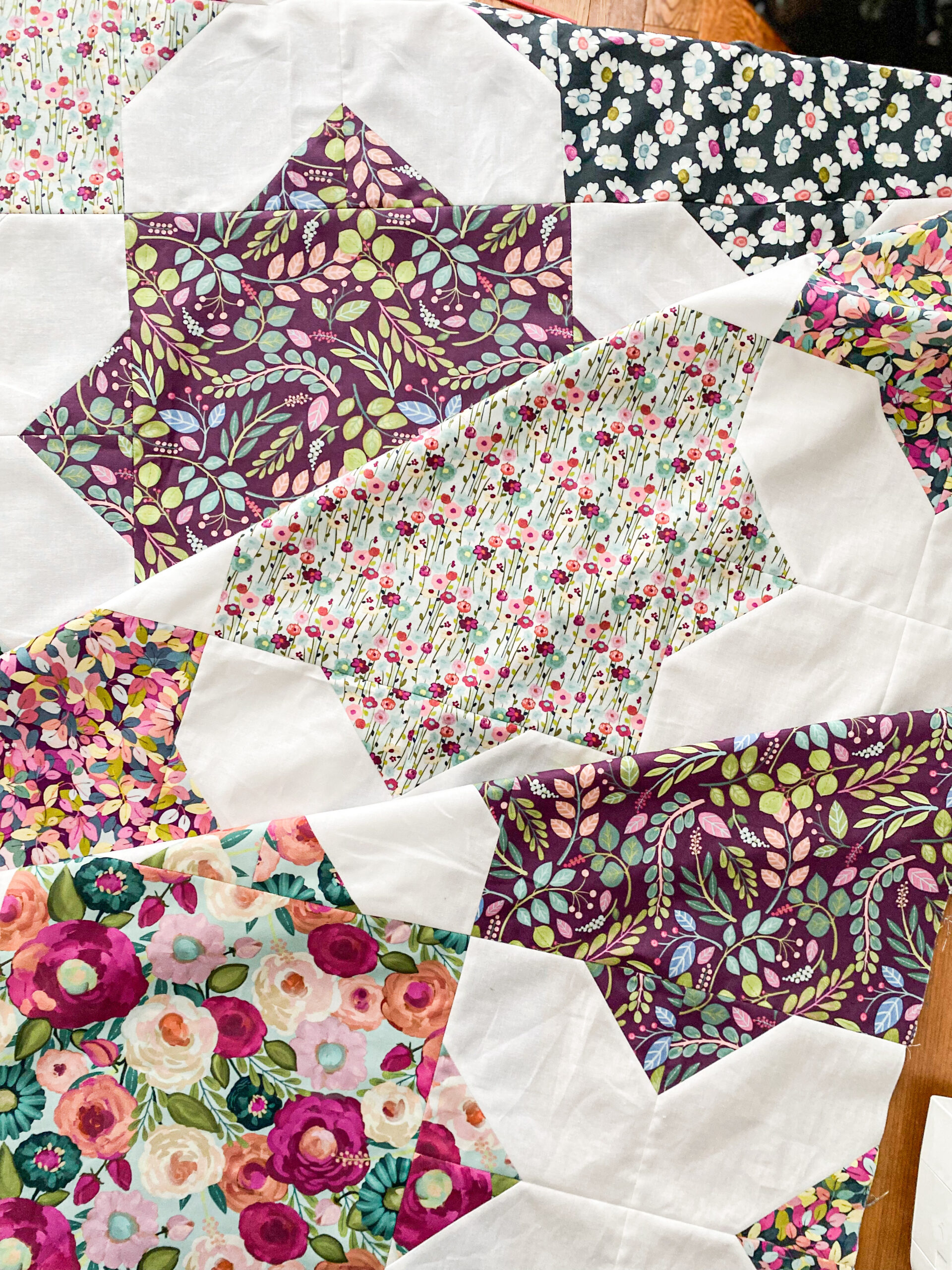 A Floored Quilt with Fragrant Fields