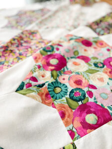 A Floored Quilt with Fragrant Fields