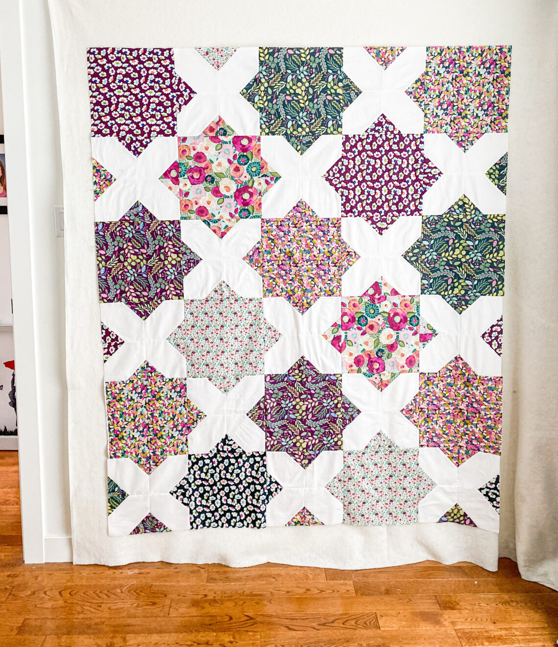 A Floored Quilt with Fragrant Fields