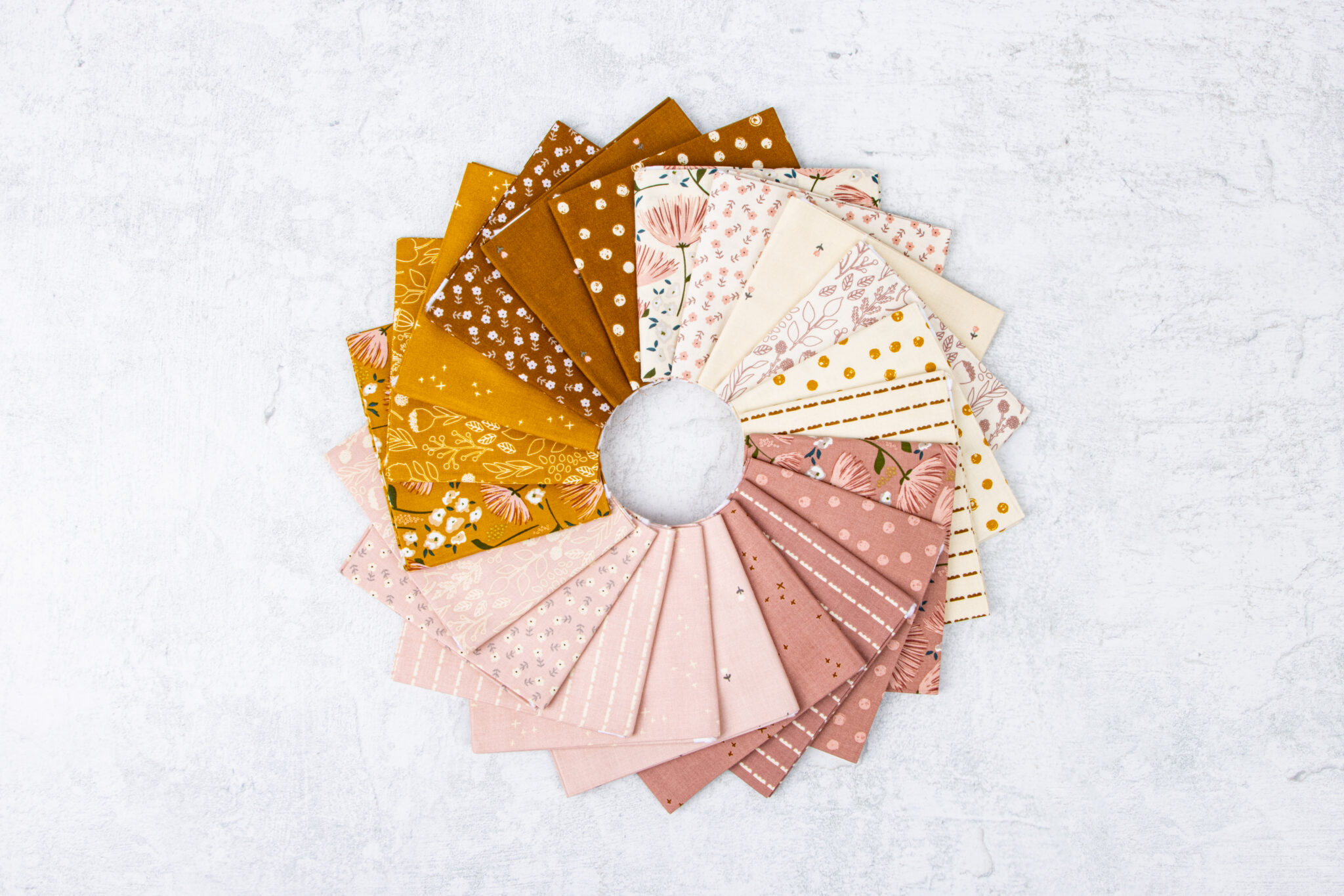 Pumpkin Links Quilt with Blush n' Butterscotch