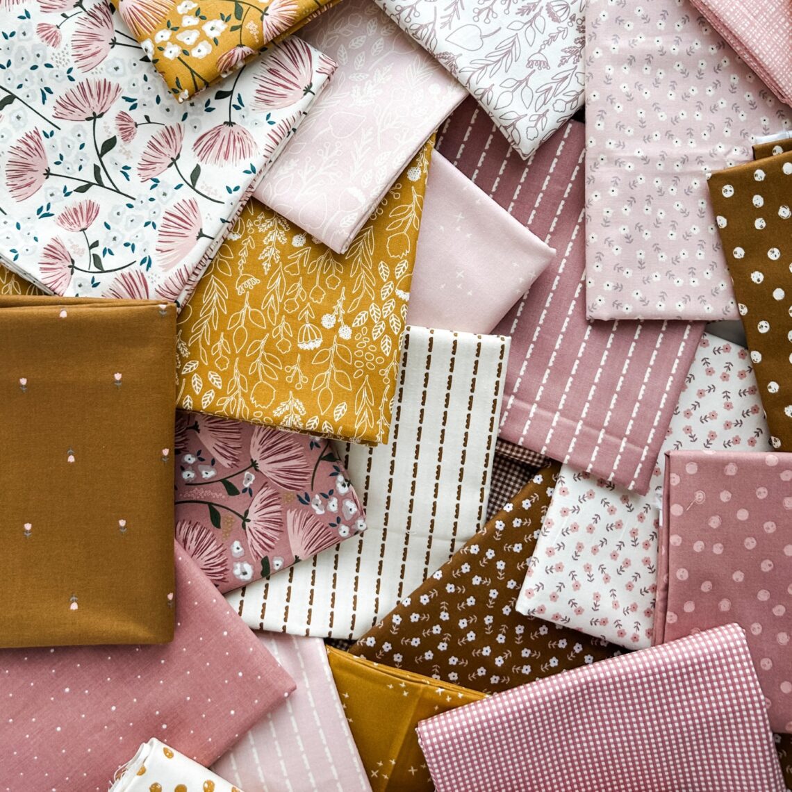 Blush 'n Butterscotch - Love Notes Quilt