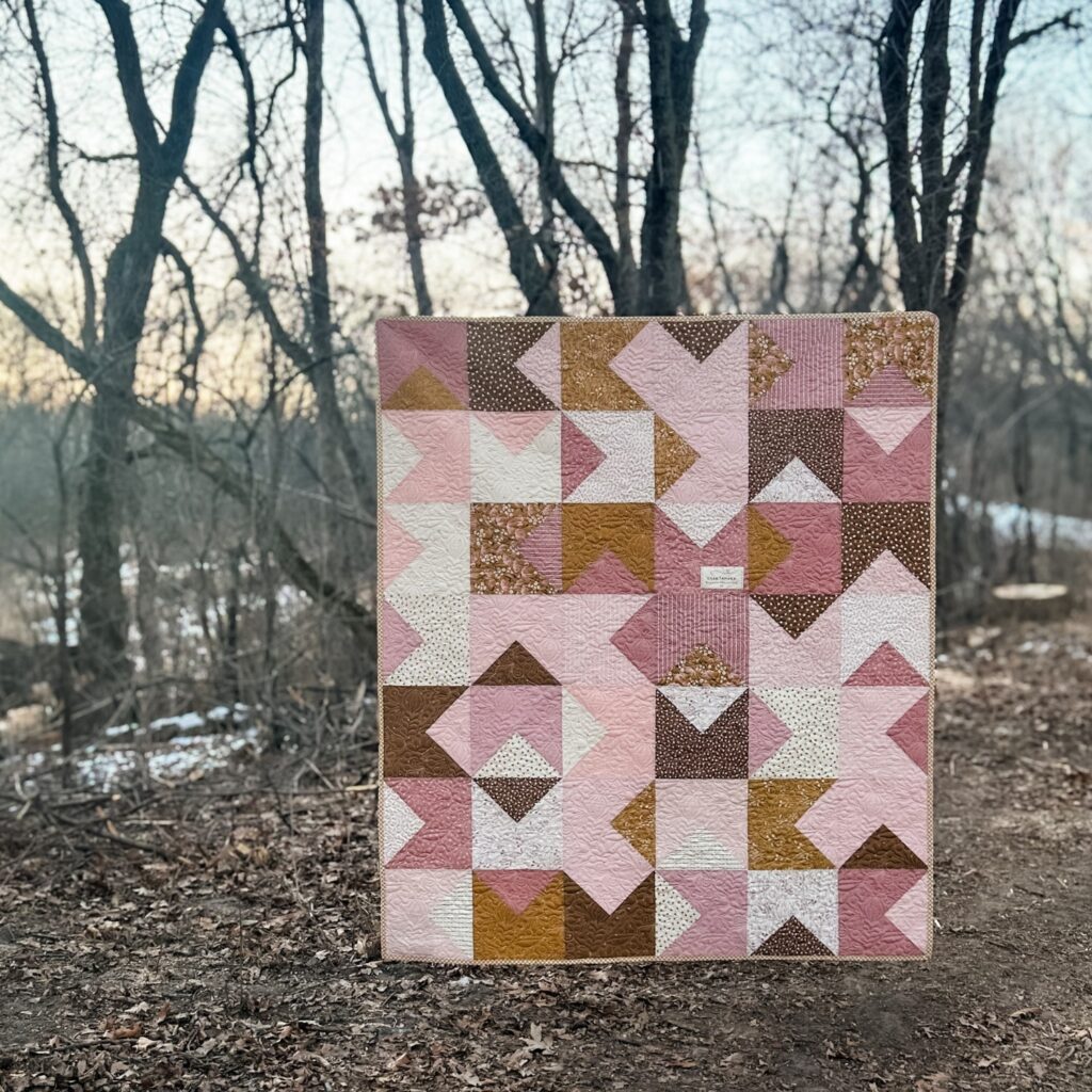 Blush 'n Butterscotch - Love Notes Quilt