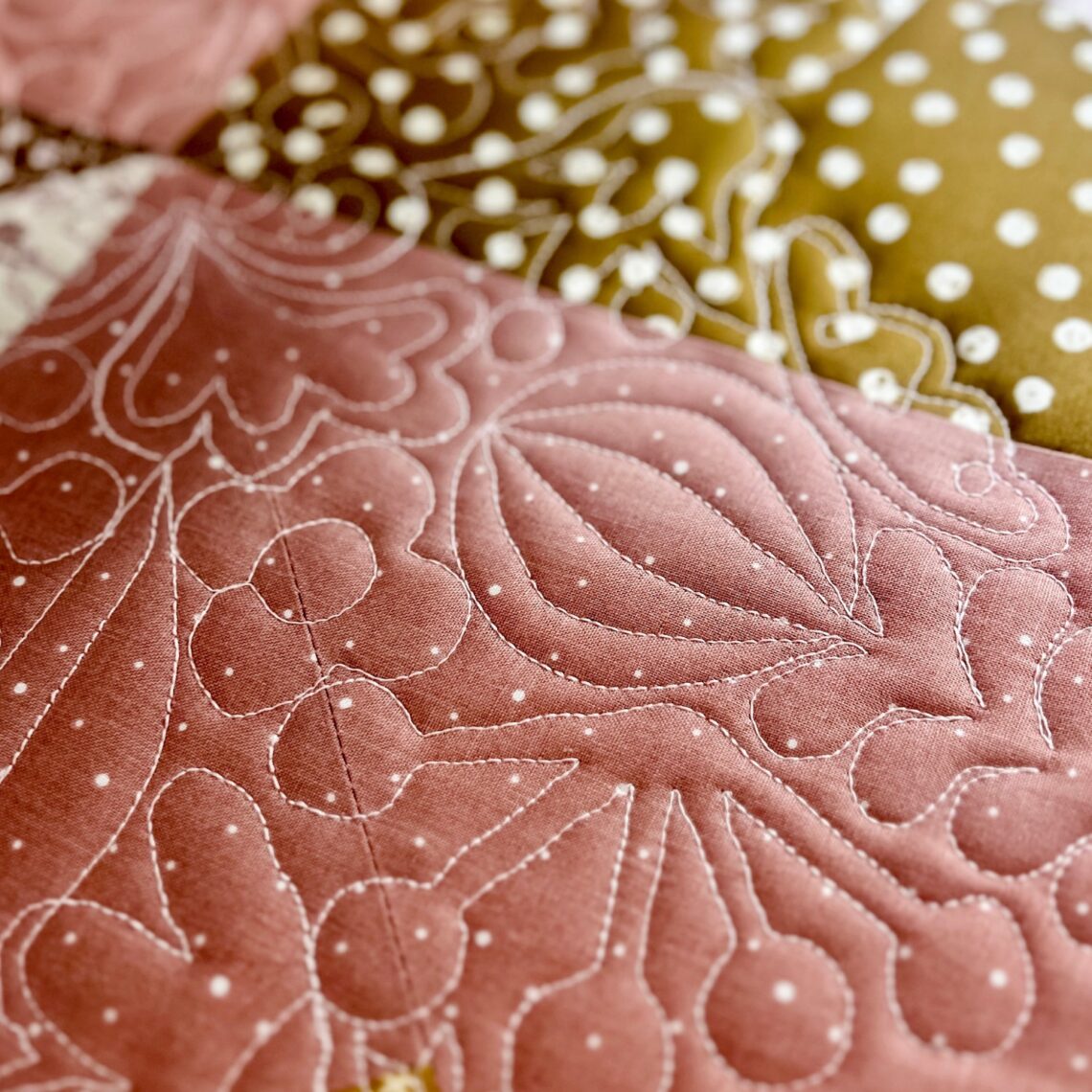 Blush 'n Butterscotch - Love Notes Quilt