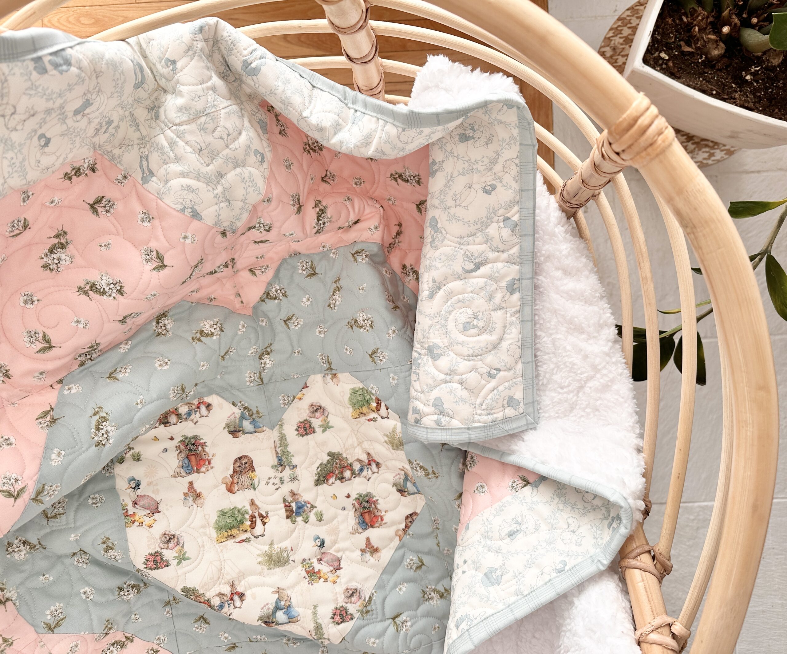 Make a Warm Heart Quilt with Peter Rabbit & Friends