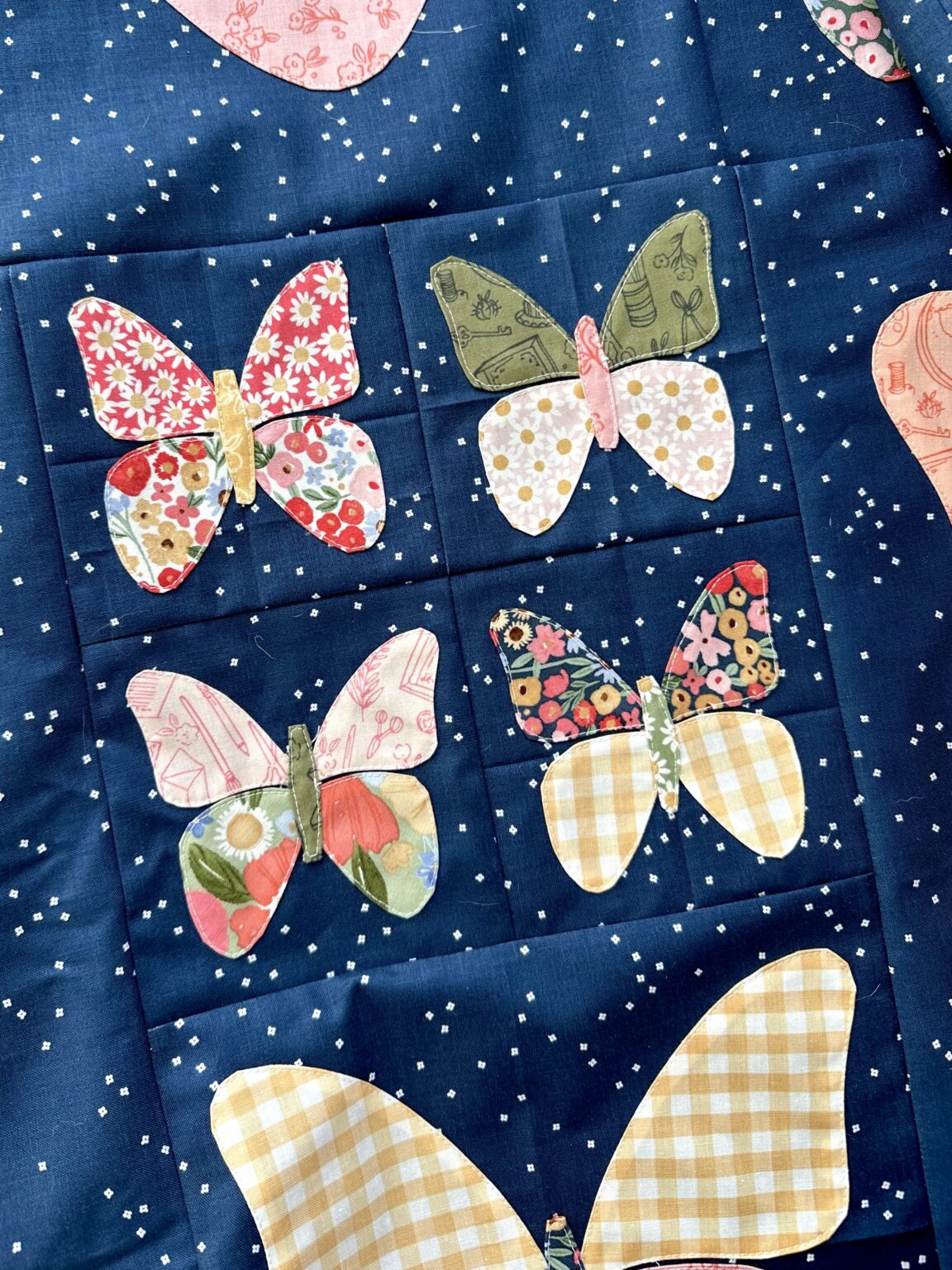 Floral Charms- Monarch Quilt