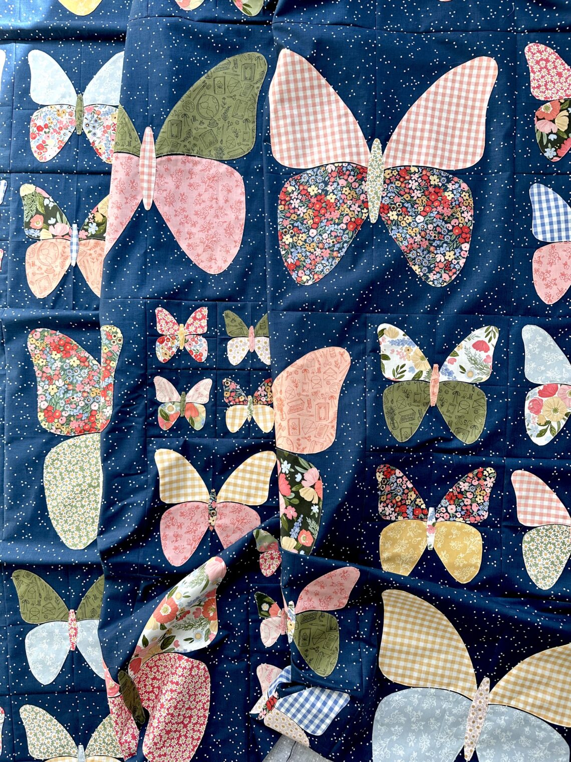 Floral Charms- Monarch Quilt