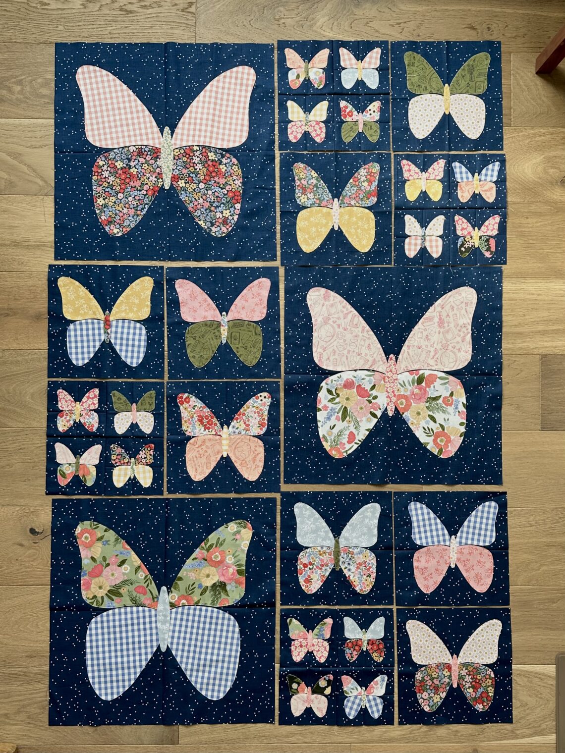 Floral Charms- Monarch Quilt