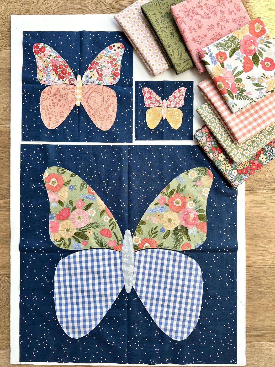 Floral Charms- Monarch Quilt