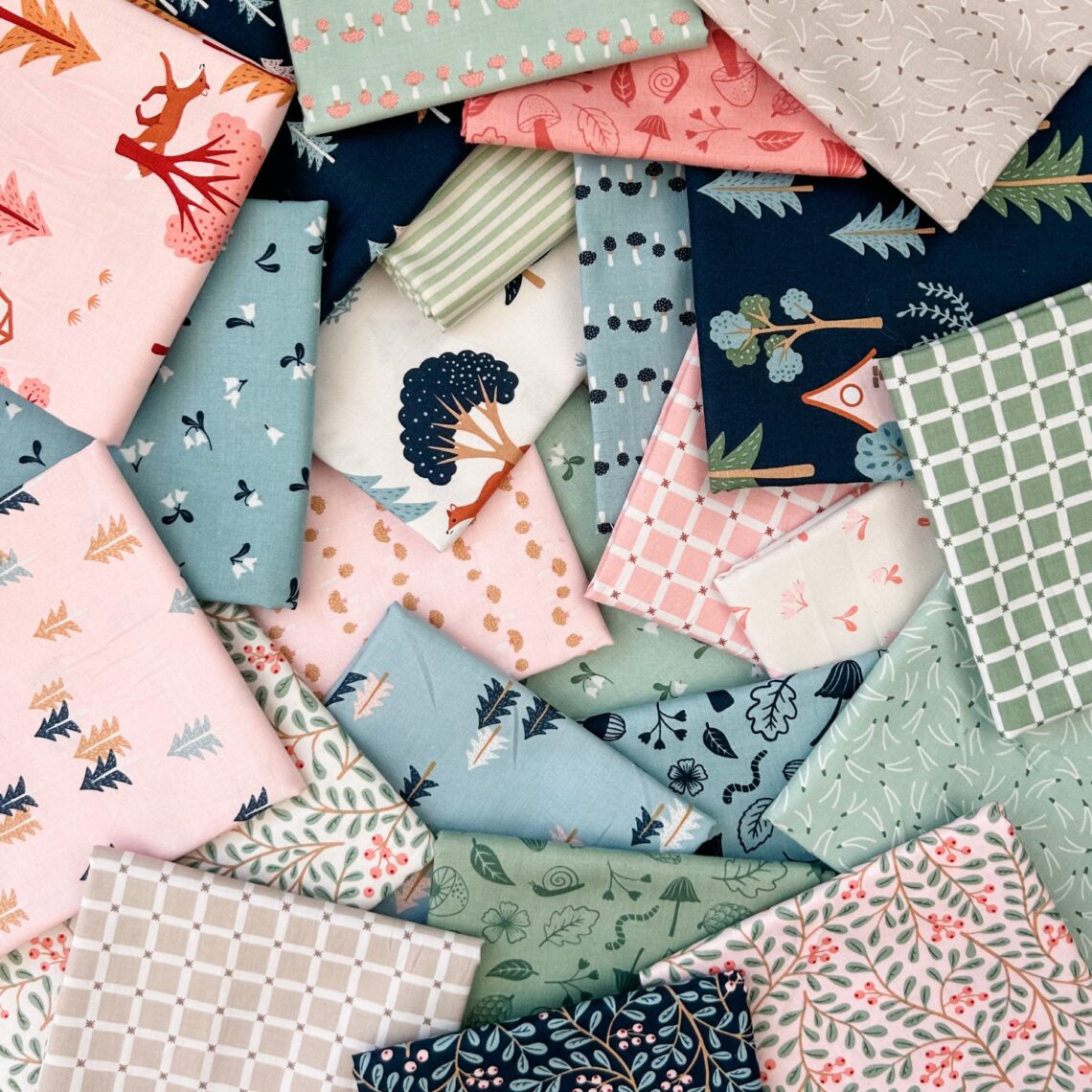 Forest Village - Folk Fables Quilt