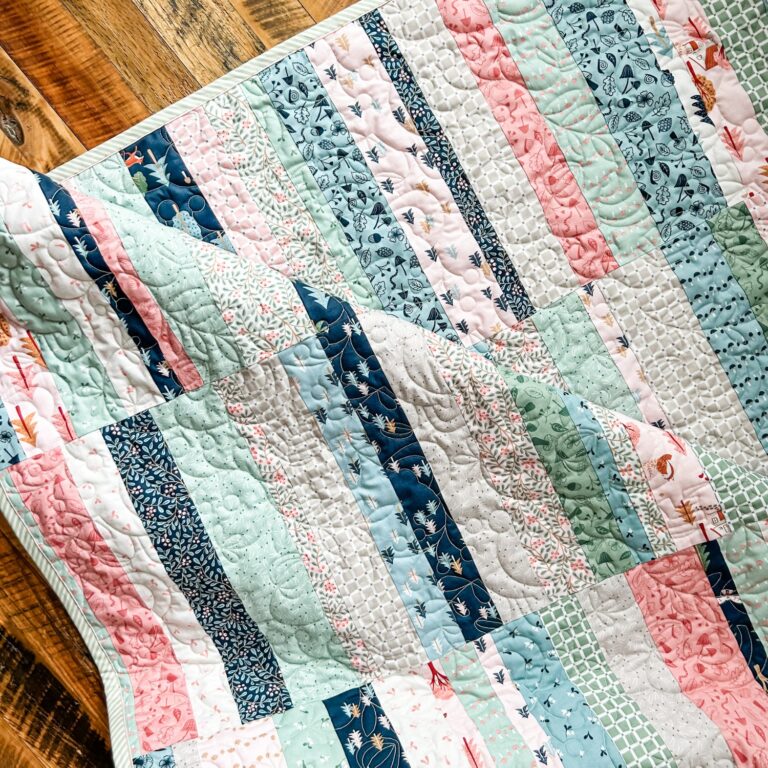 Forest Village - Folk Fables Quilt