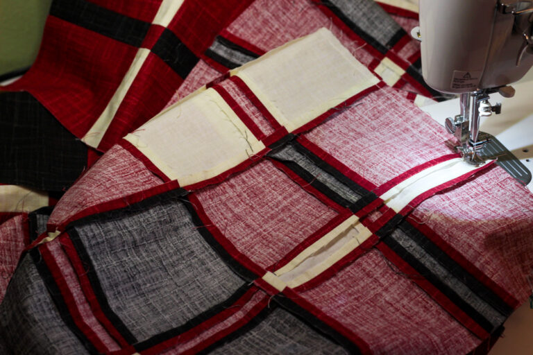 Grasscloth Cottons- Plaidish Quilt