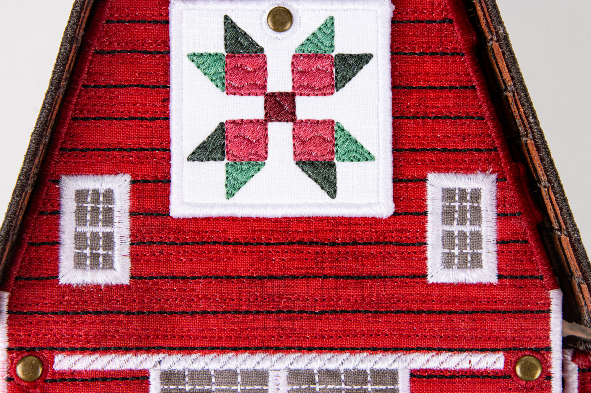 Homestead Barn by Modern Prairie - Machine Embroidery