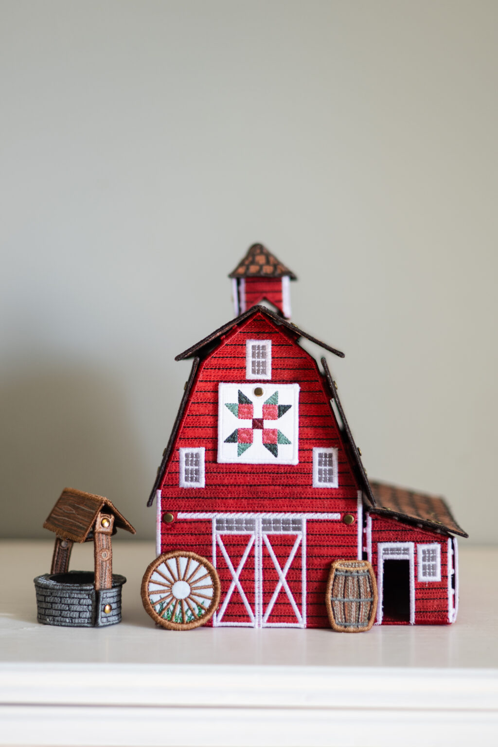 Homestead Barn by Modern Prairie - Machine Embroidery