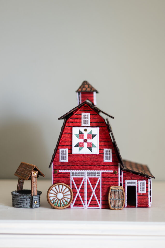 Homestead Barn by Modern Prairie - Machine Embroidery
