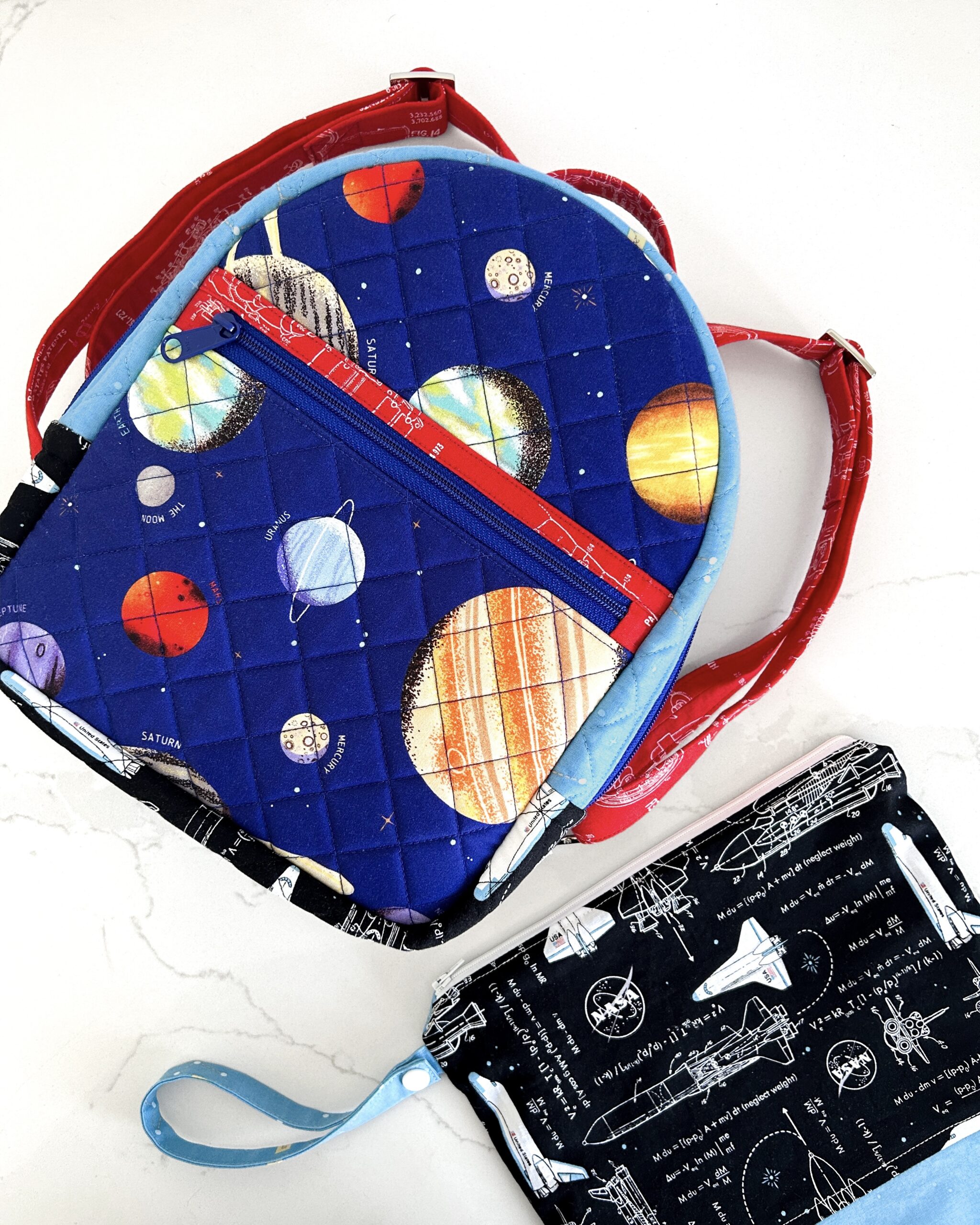 Outer Space by NASA - A Toddler Backpack & Wet Bag